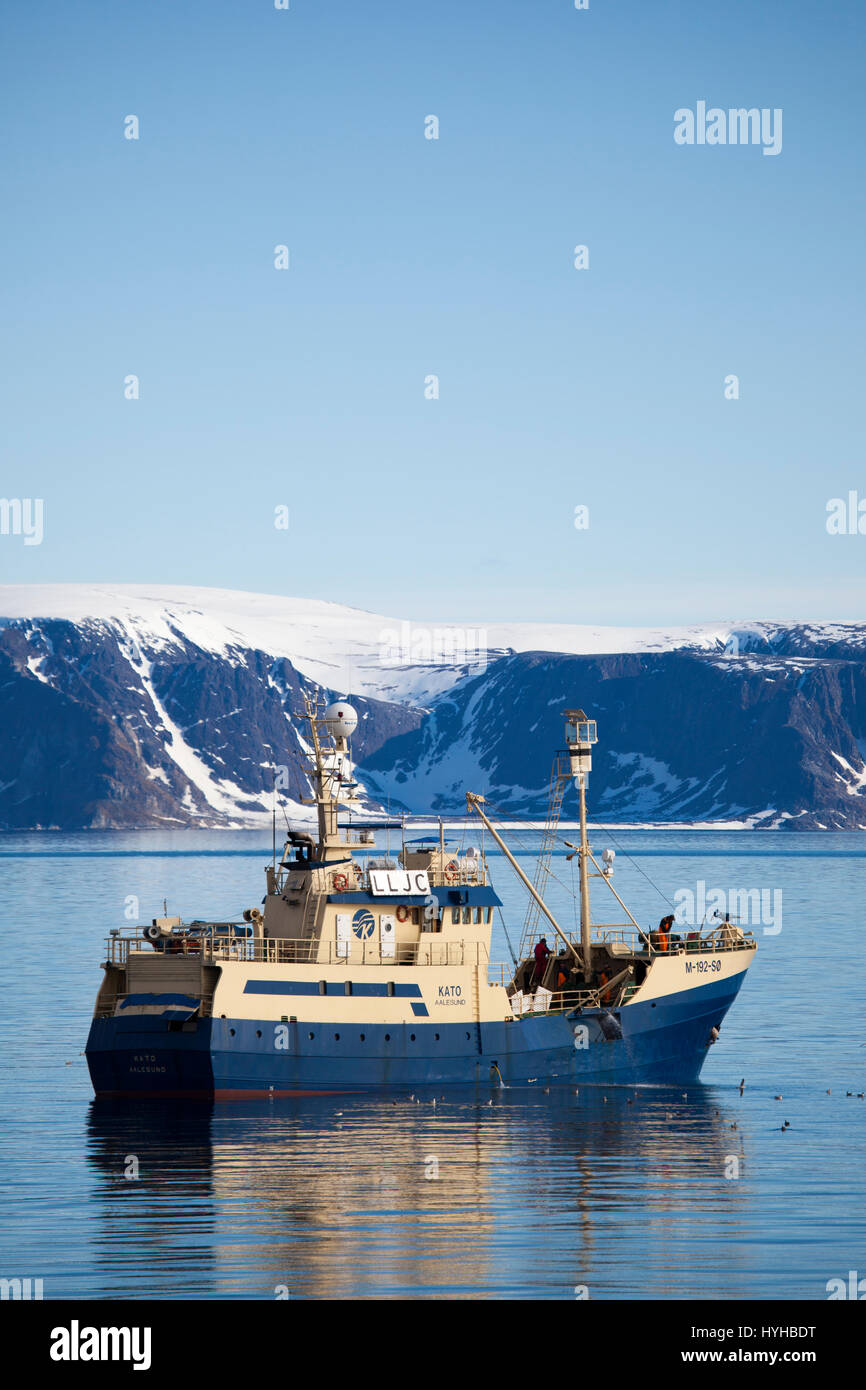 The Kato, Norwegian Whaling ship and fishing vessel after catching a ...