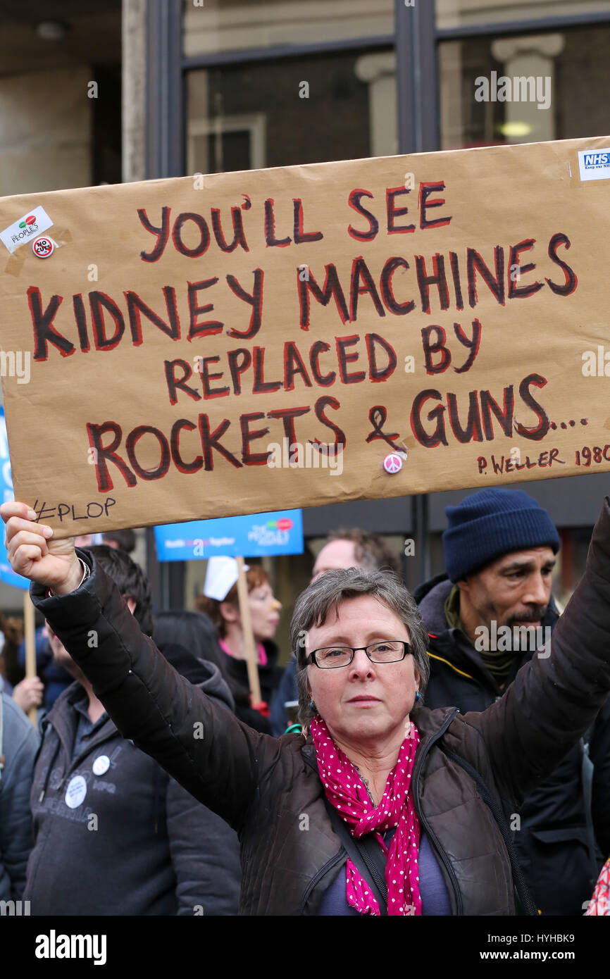 Thousands of protesters take part in The People's Assembly's NHS ...