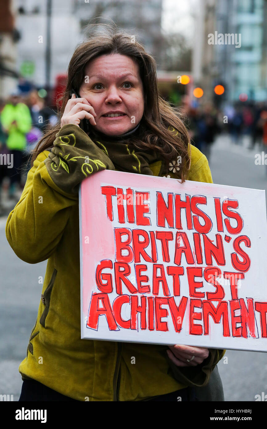 Thousands of protesters take part in The People's Assembly's NHS ...