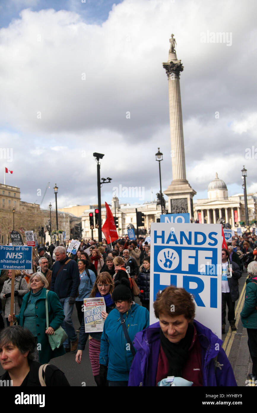 Thousands of protesters take part in The People's Assembly's NHS ...