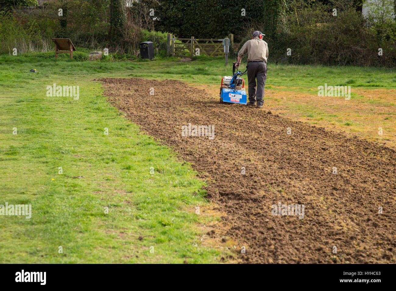 Rotavating hi-res stock photography and images - Alamy