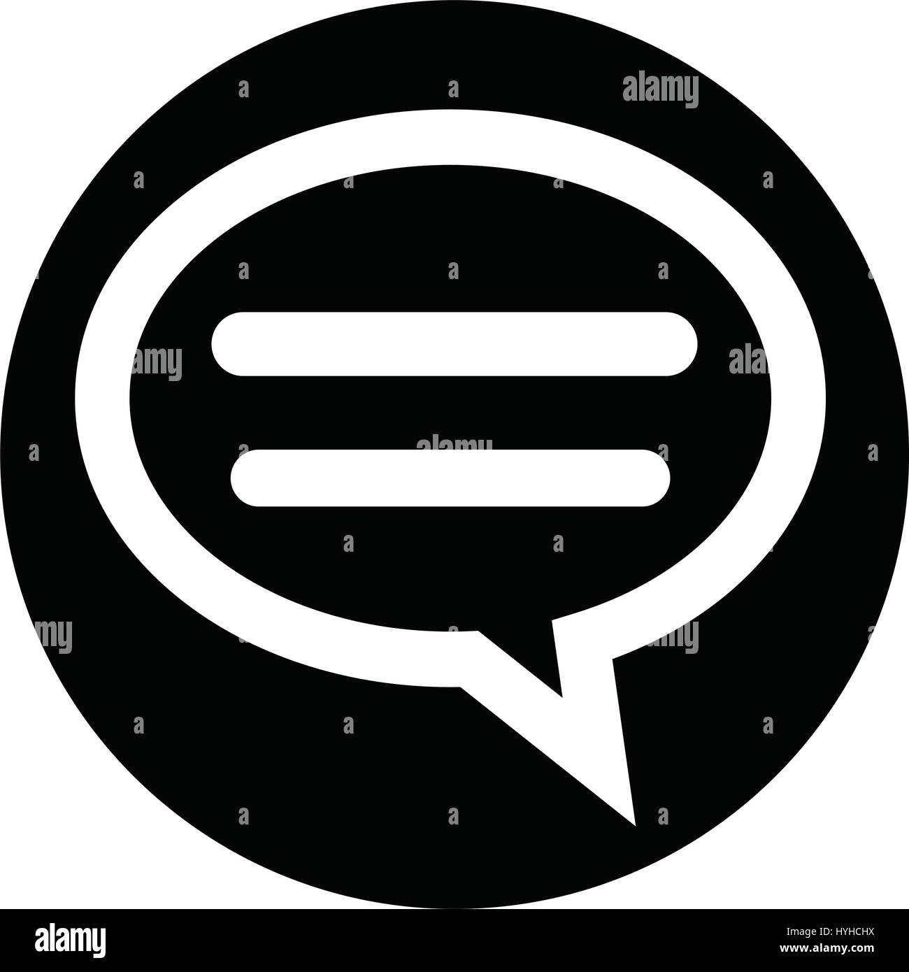 Messaging talking icon communication Stock Vector Images - Alamy