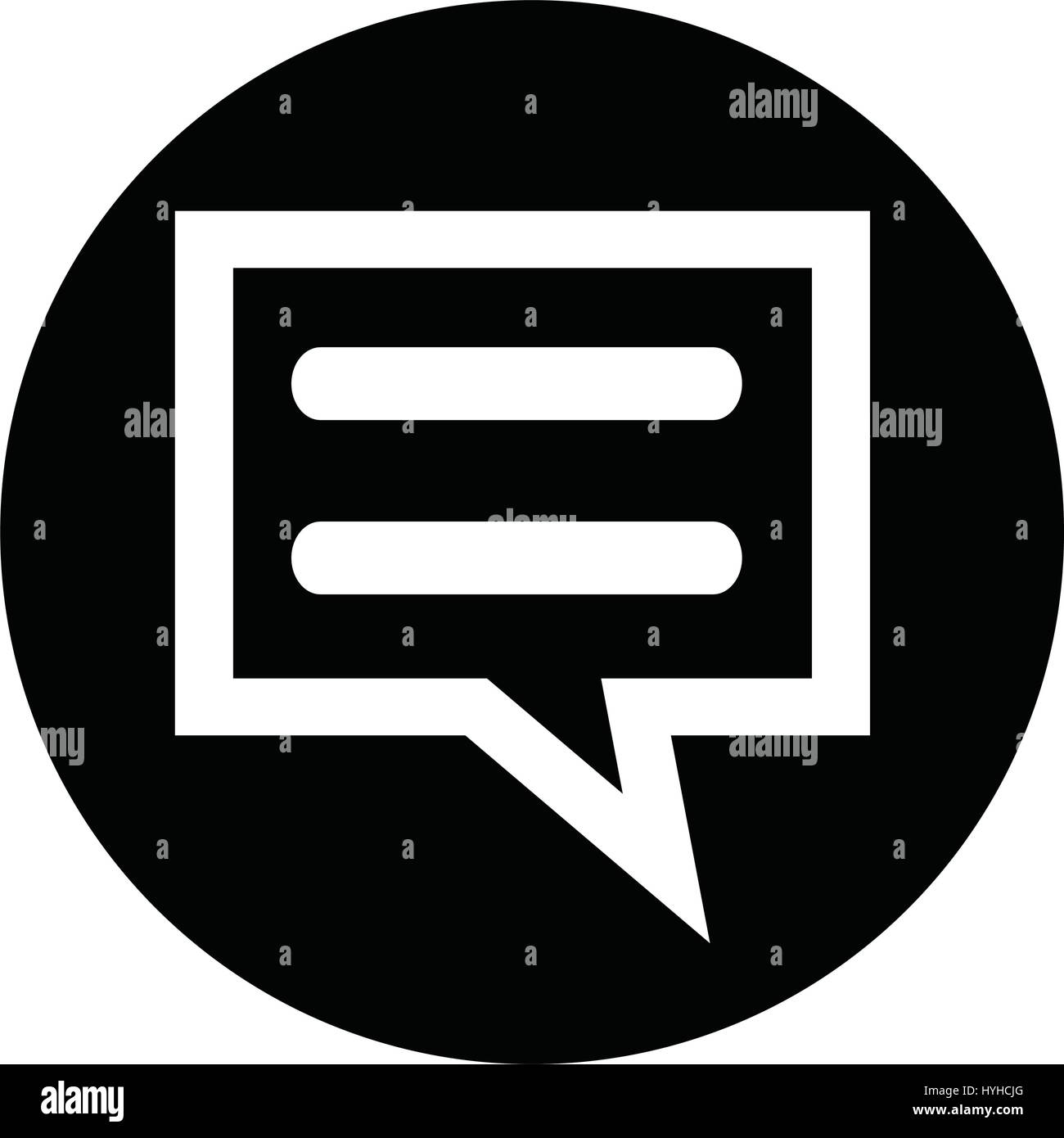 talking bubble chat icon Stock Vector Image & Art - Alamy