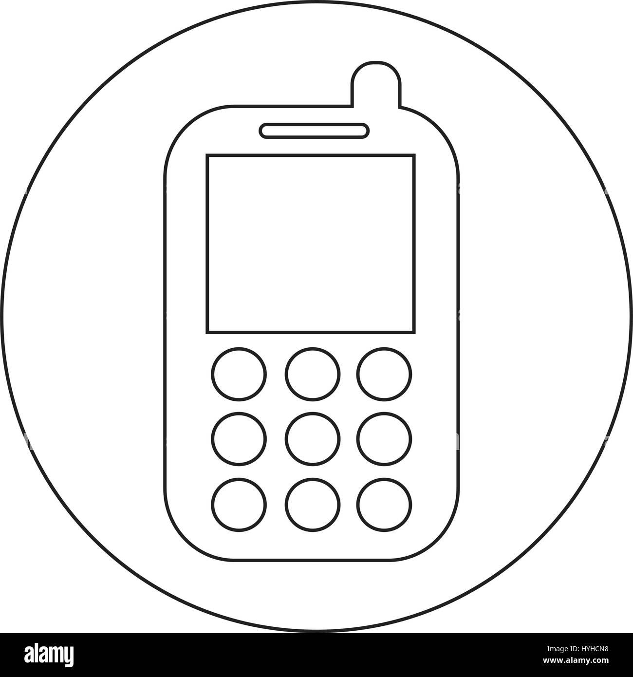 Mobile phone icon Stock Vector Image & Art - Alamy