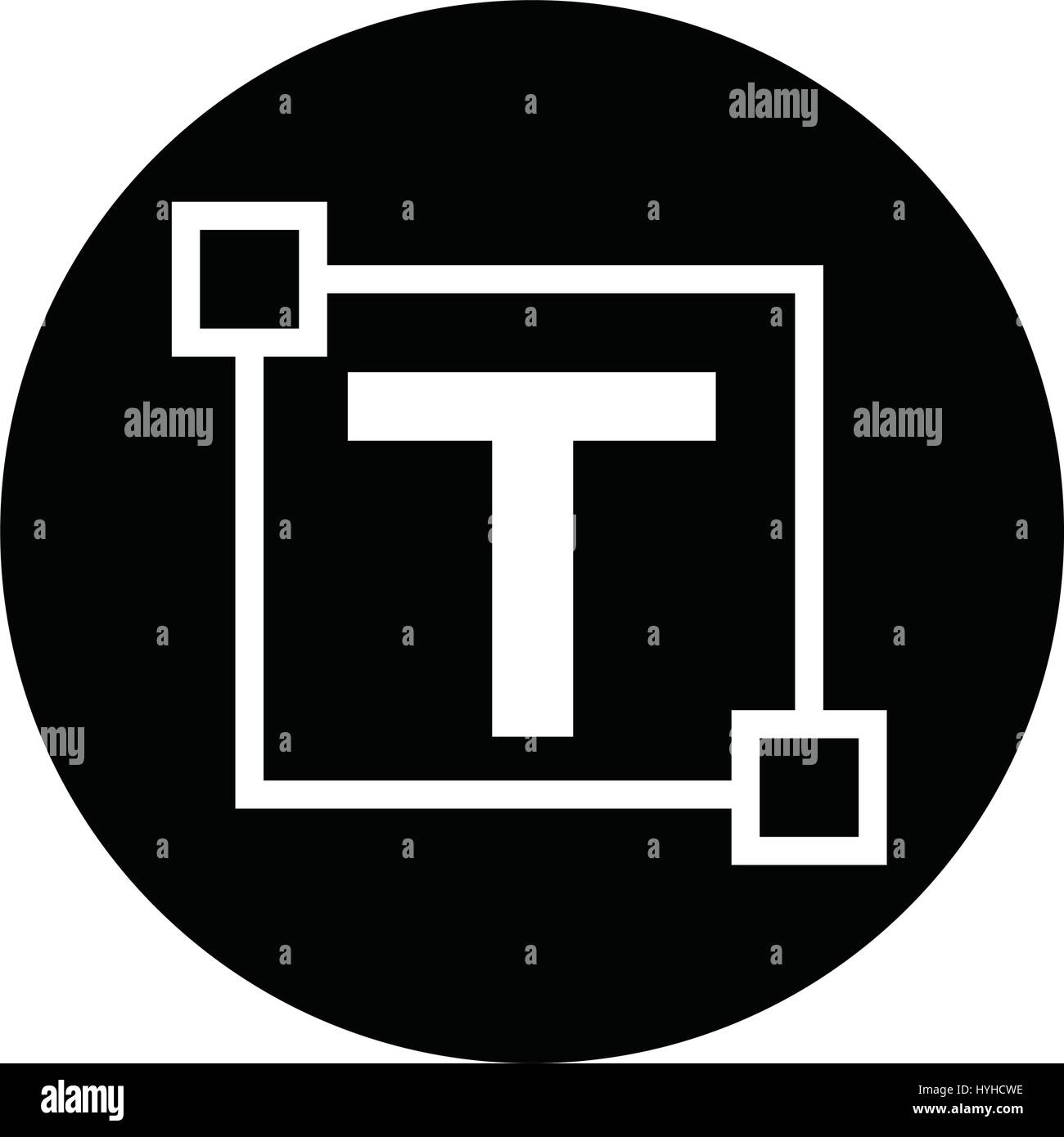 Text edit letter icon Stock Vector Image & Art - Alamy