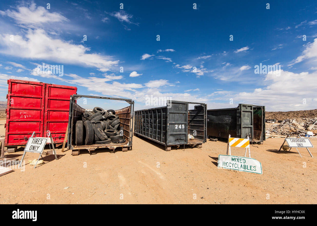 Recycling dumpster hi-res stock photography and images - Alamy