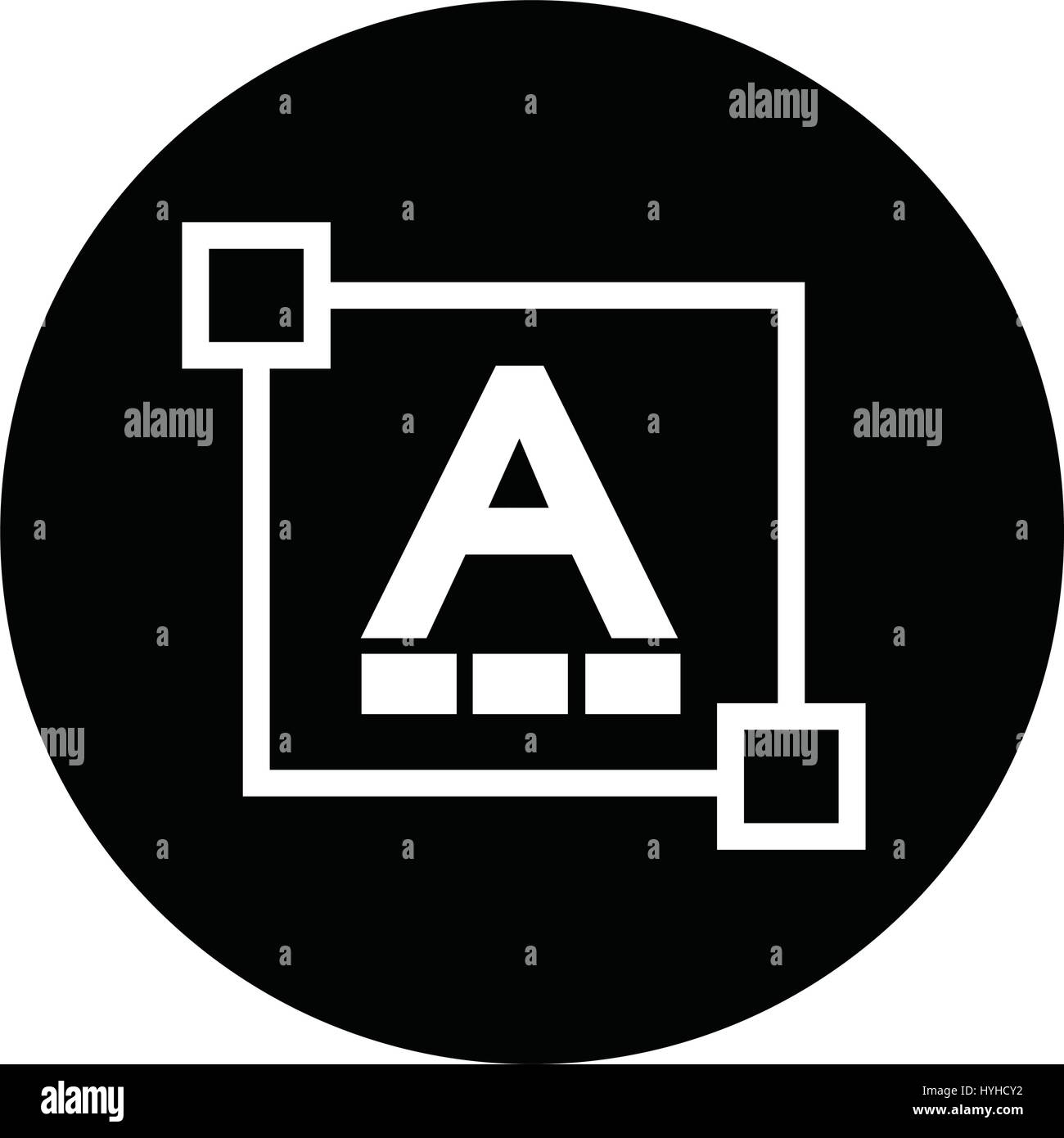 Resize font hi-res stock photography and images - Alamy