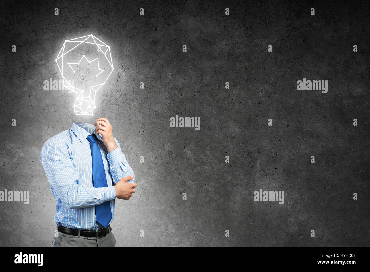 Man thinking over his idea Stock Photo - Alamy