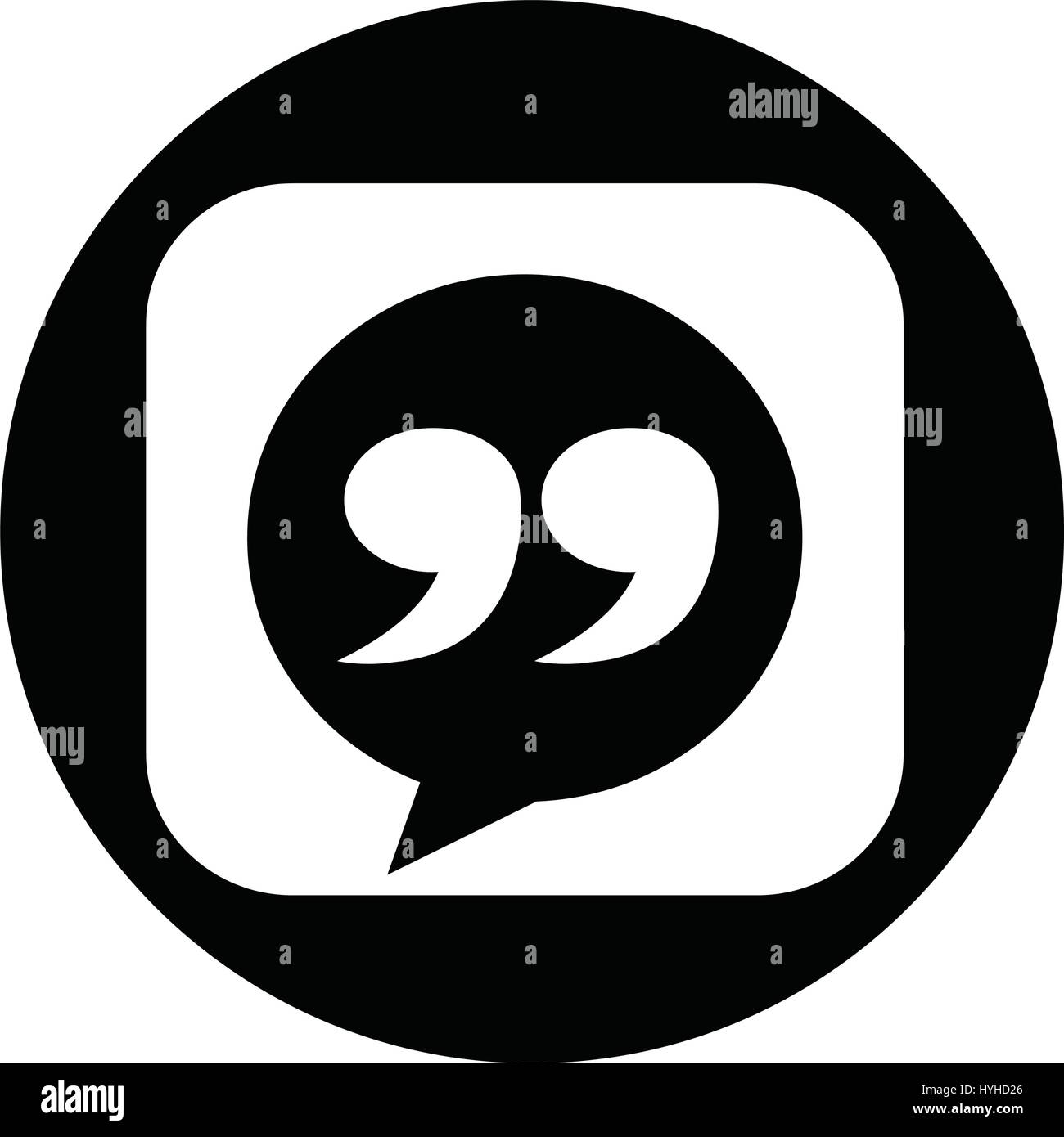 Blockquote icon Stock Vector Image & Art - Alamy