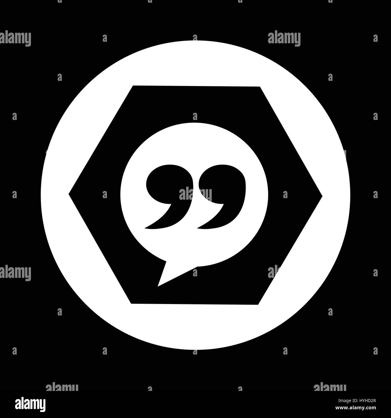 Blockquote icon Stock Vector Image & Art - Alamy