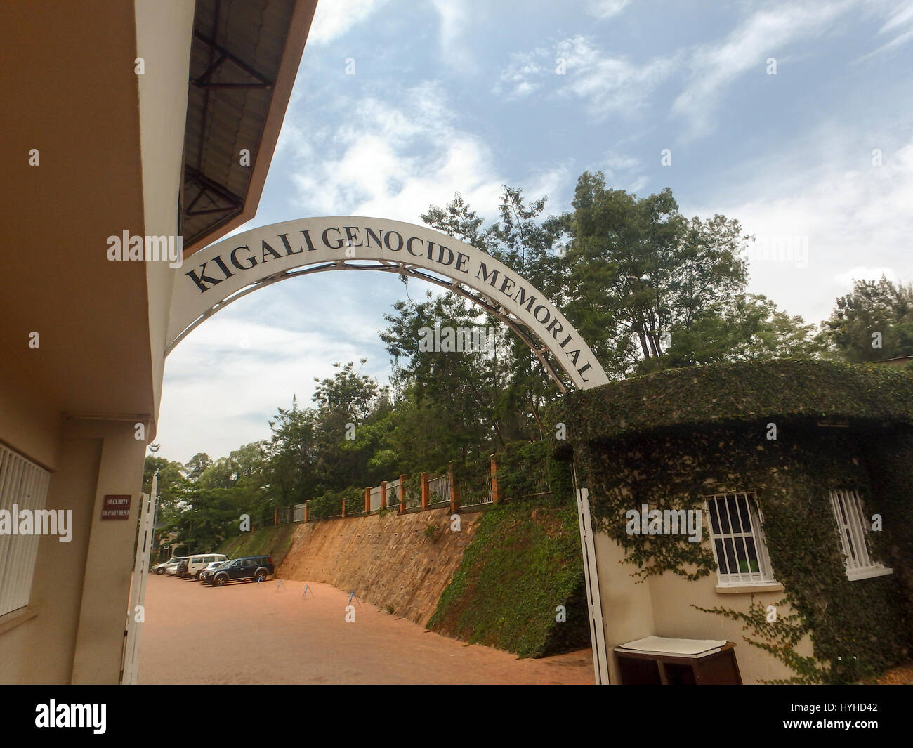 Kigali genocide memorial entrance hi-res stock photography and images ...