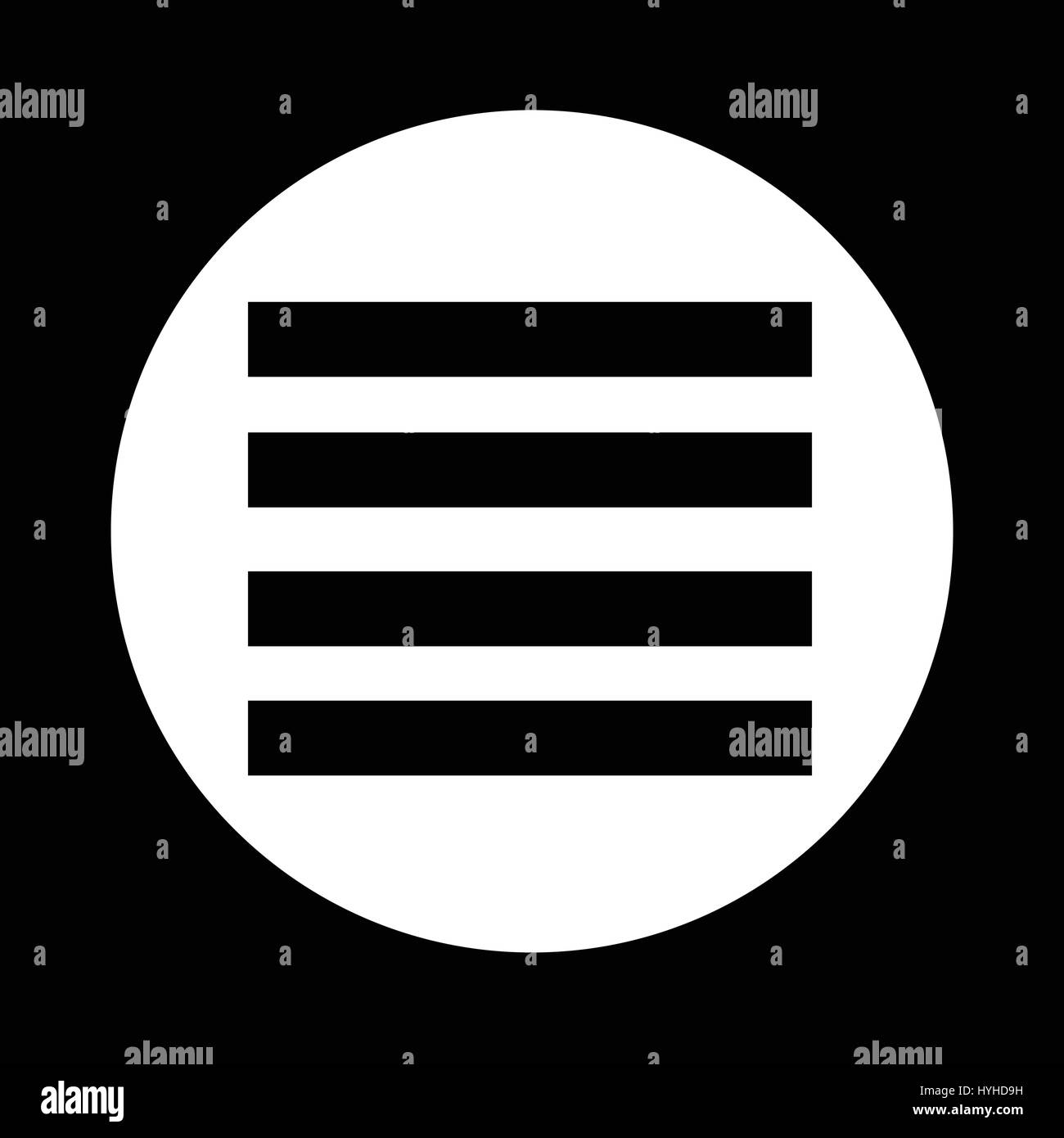 Right align symbol Black and White Stock Photos & Images - Alamy