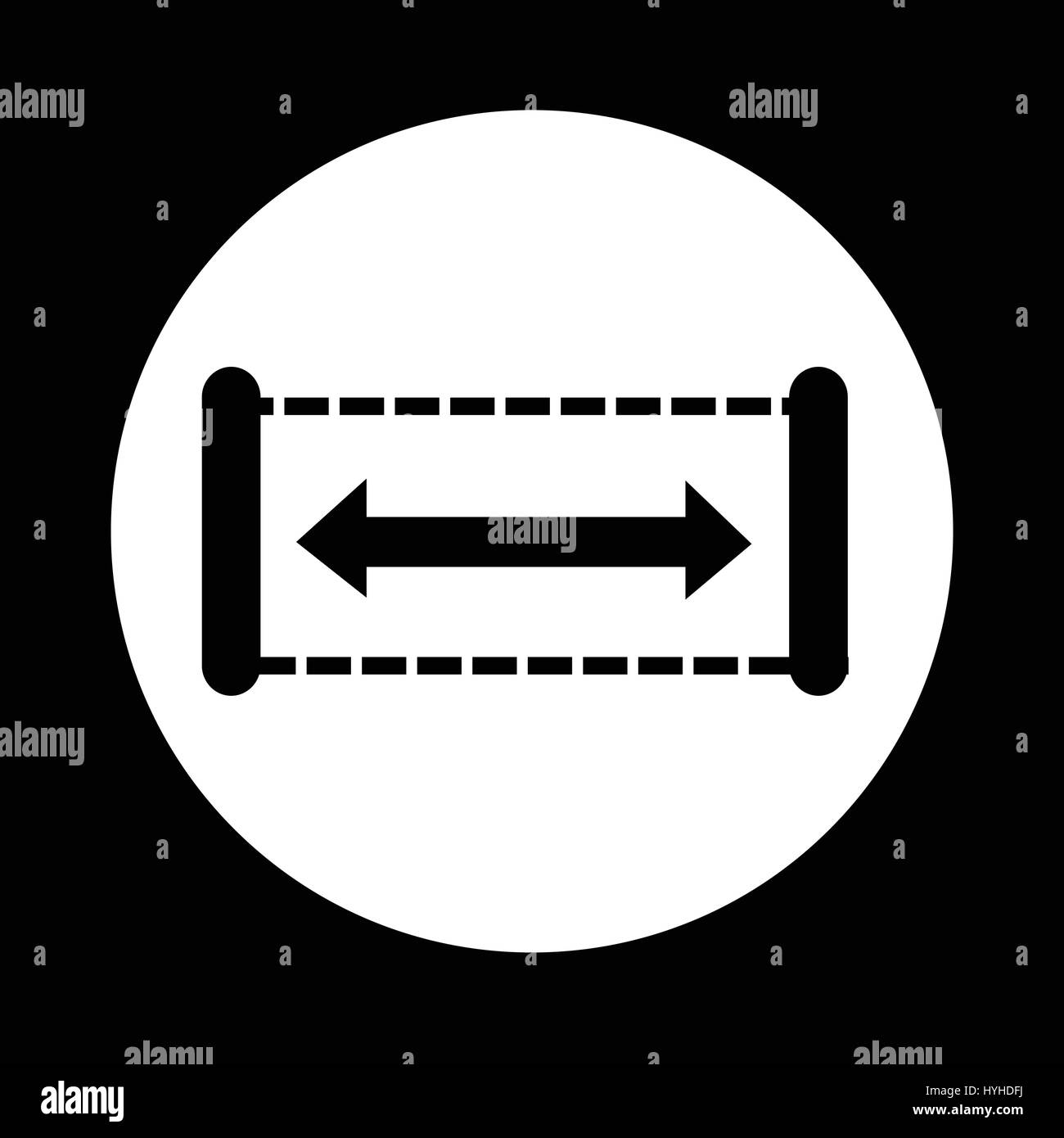 Width view Stock Vector Images - Alamy