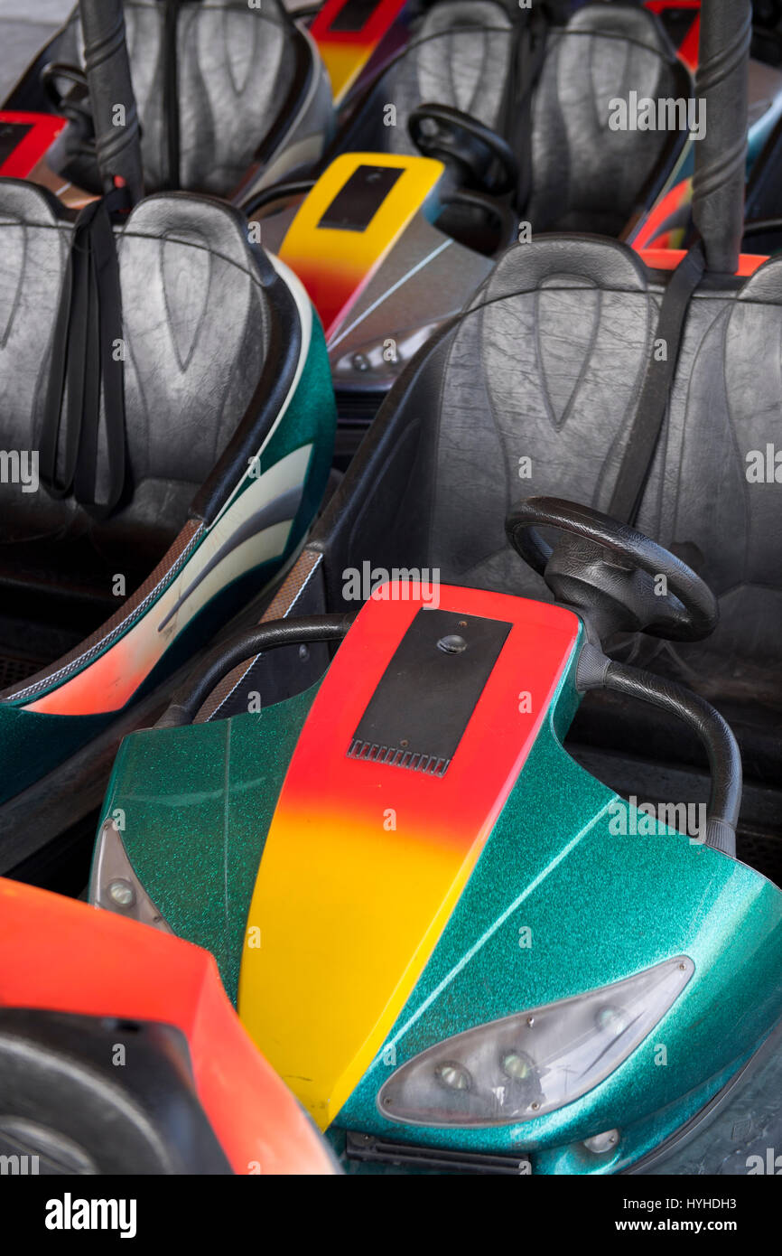 Funfair bumper cars hi-res stock photography and images - Alamy