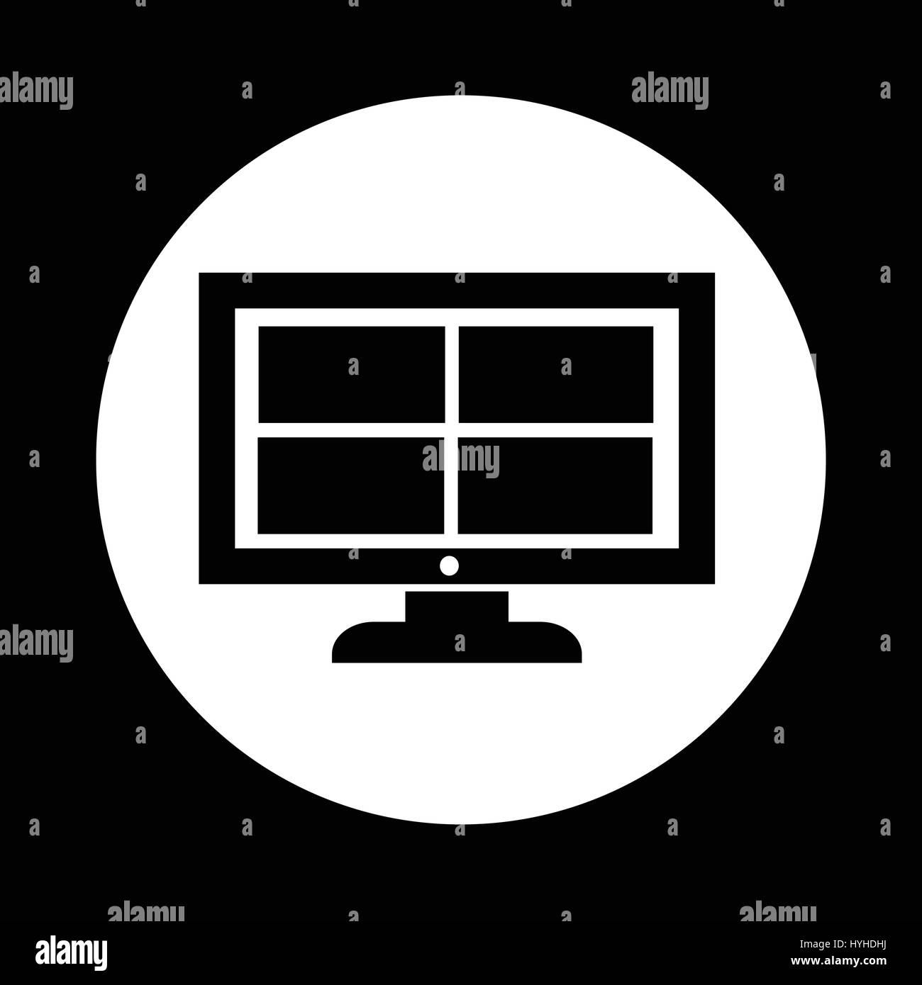 Tele vector vectors Black and White Stock Photos & Images - Alamy