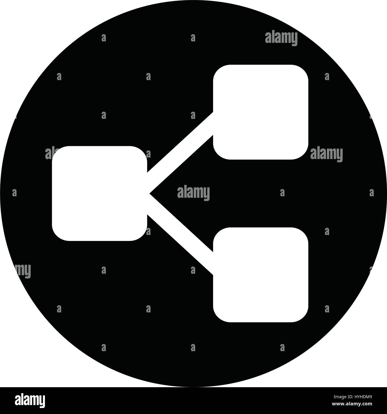 Tree Structure Icon Stock Vector Image & Art - Alamy