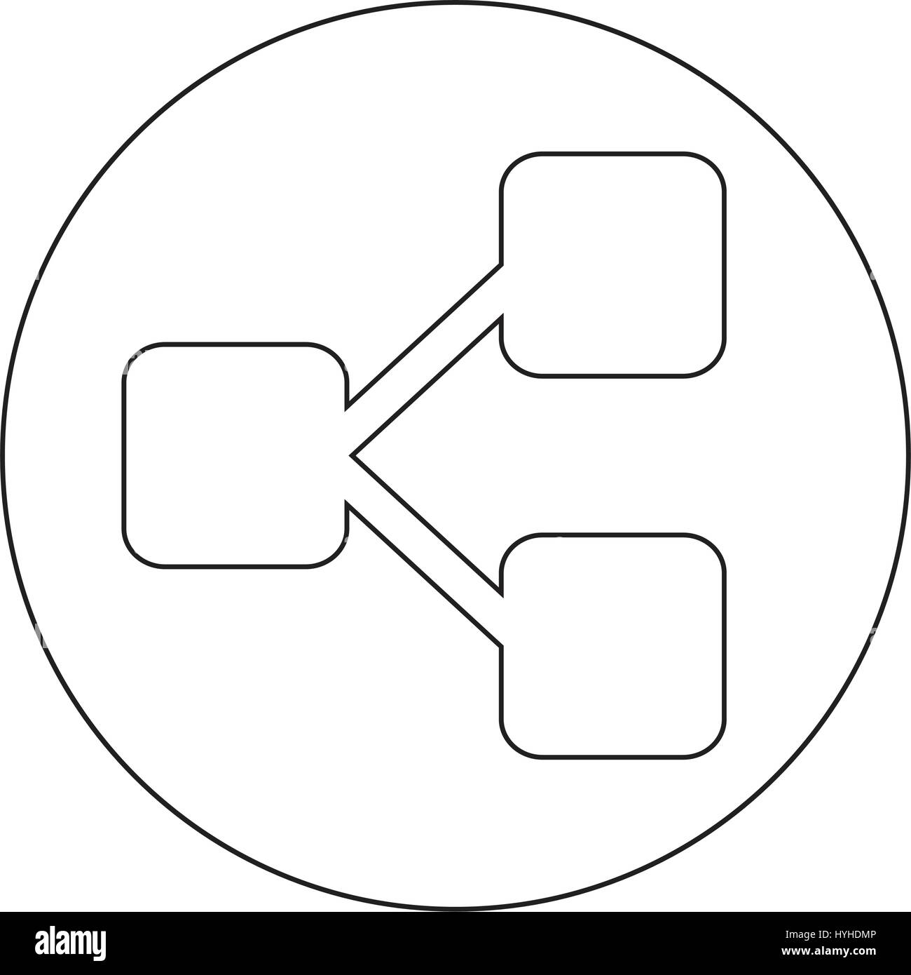 Tree Structure Icon Stock Vector Image & Art - Alamy