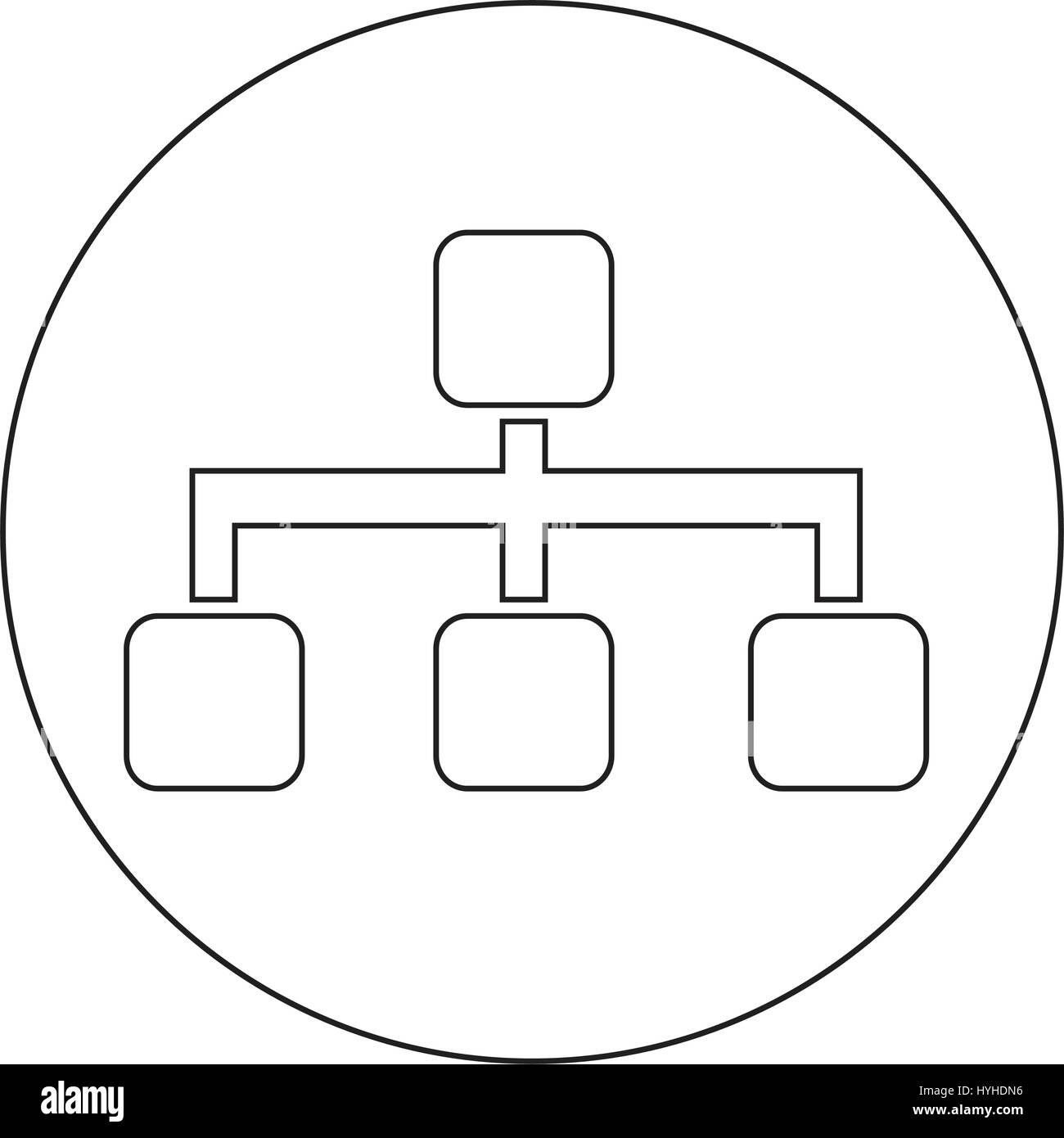 Tree Structure Icon Stock Vector Image & Art - Alamy