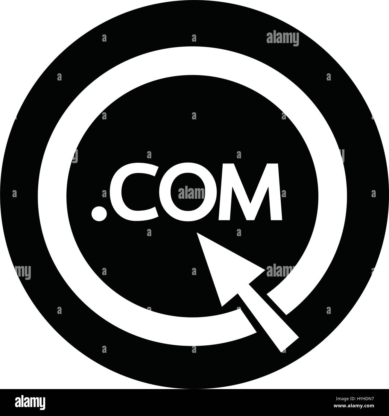 Dot com symbol Stock Vector Images - Alamy