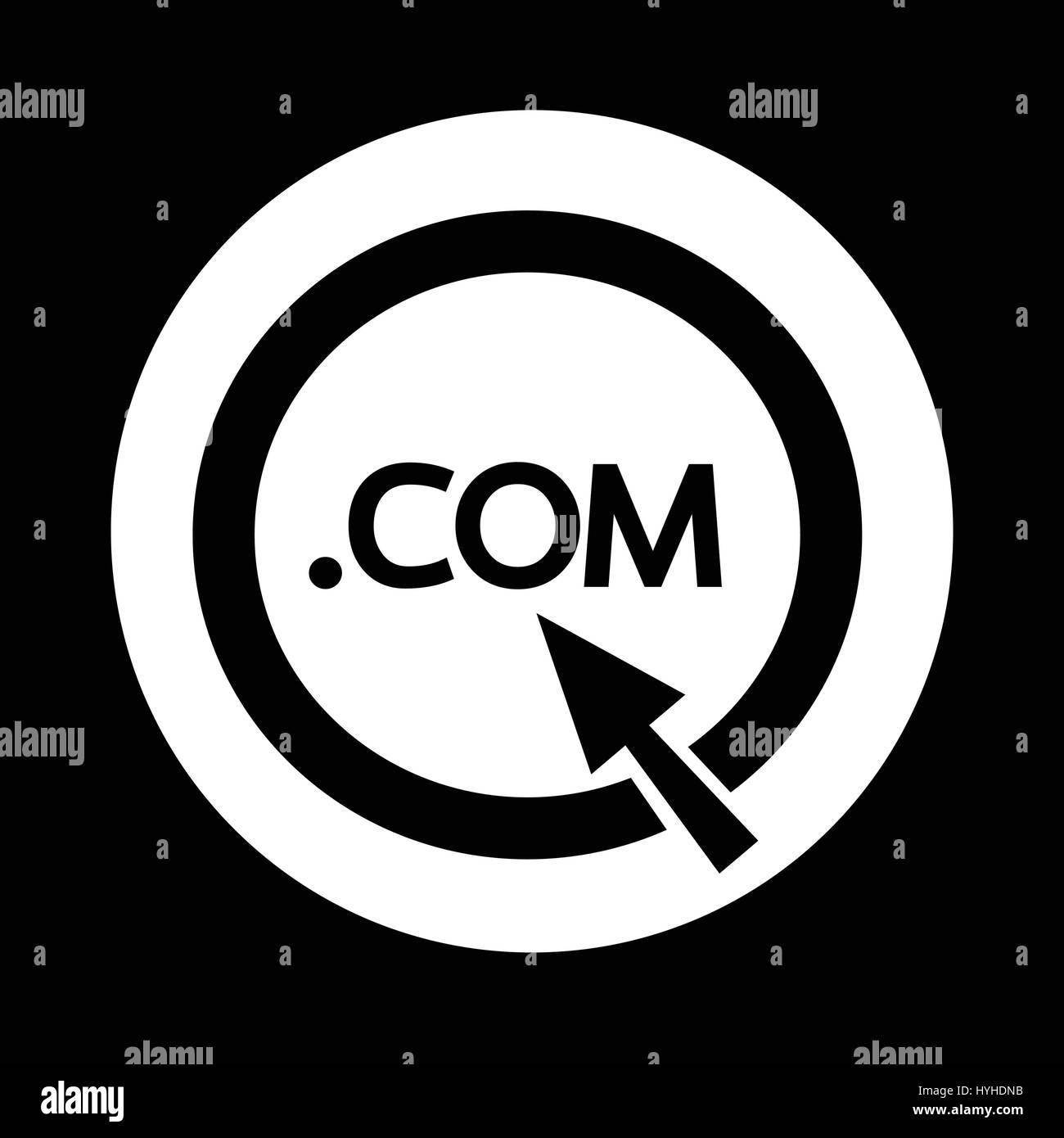 Dot com symbol Stock Vector Images - Alamy