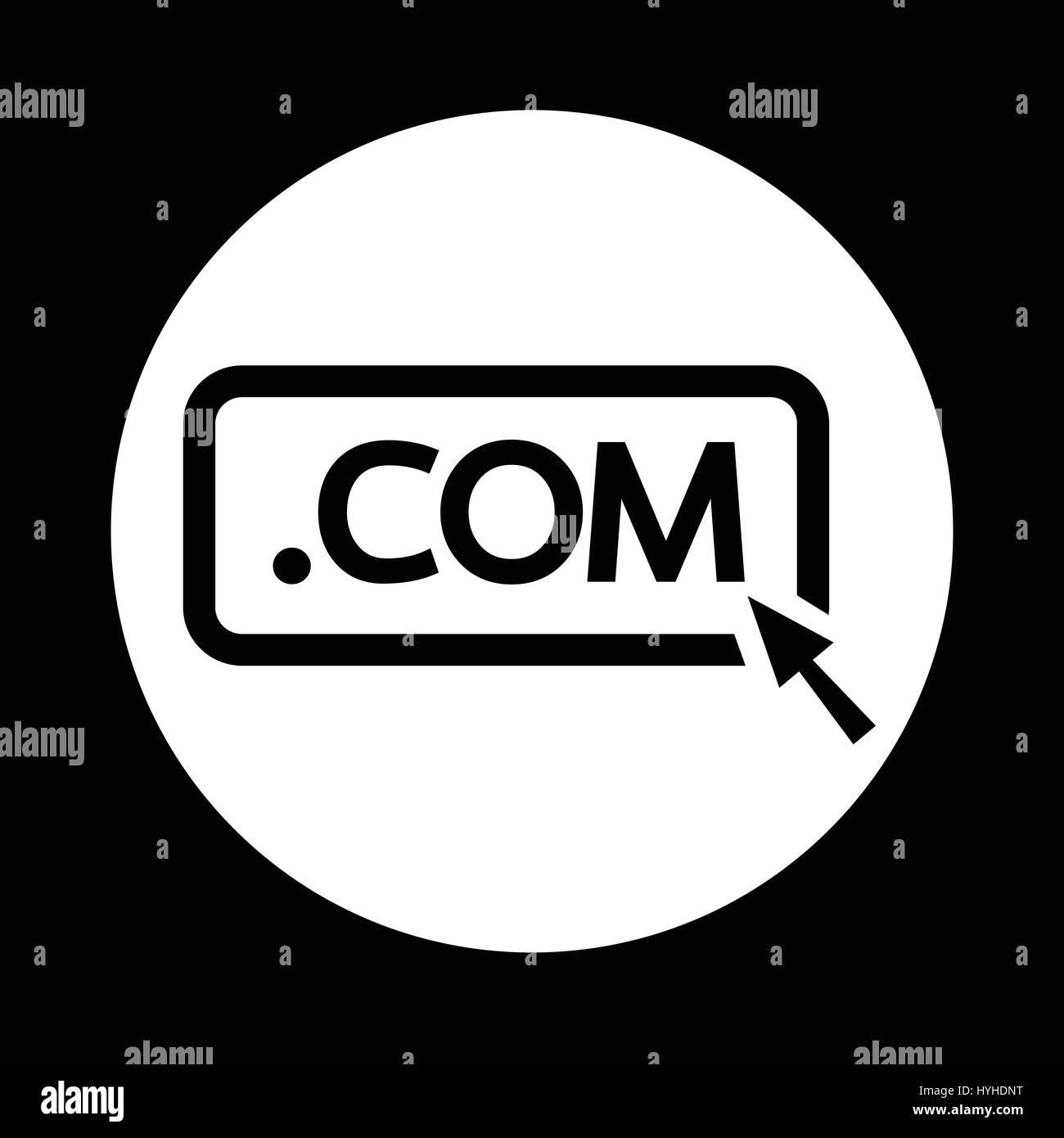 Dot com symbol Stock Vector Images - Alamy