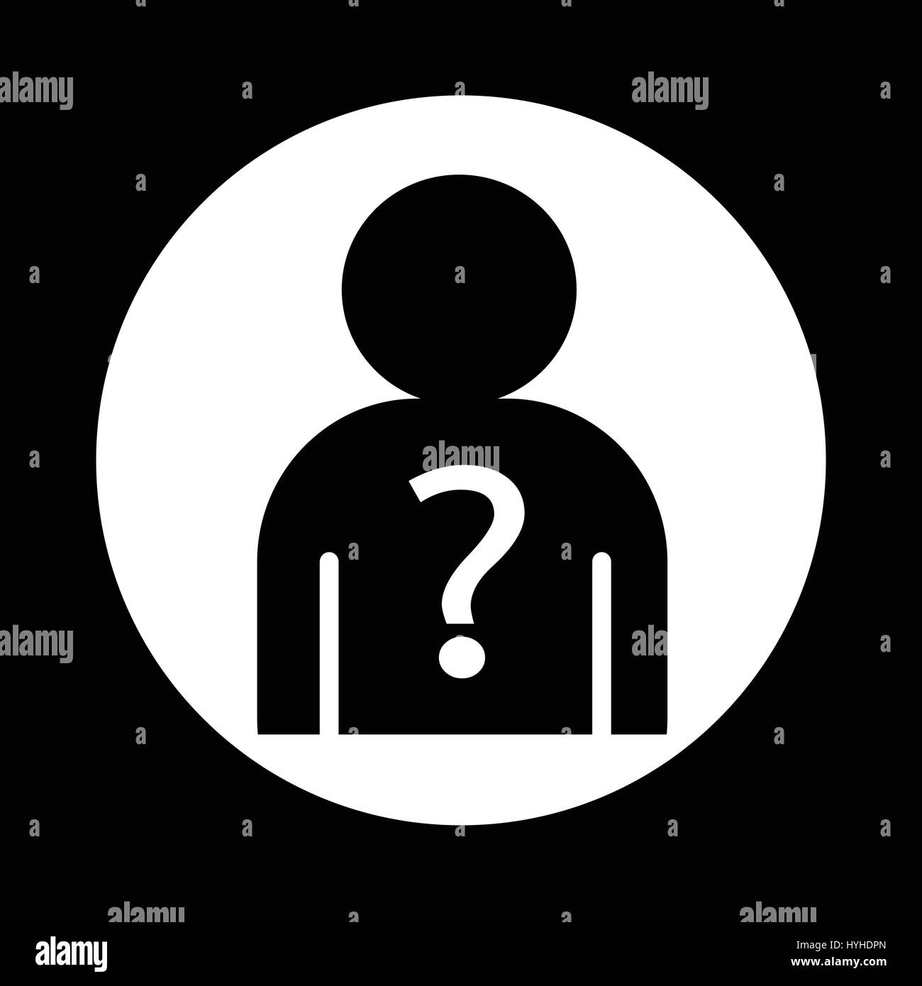 Man question mark guess who hi-res stock photography and images - Alamy