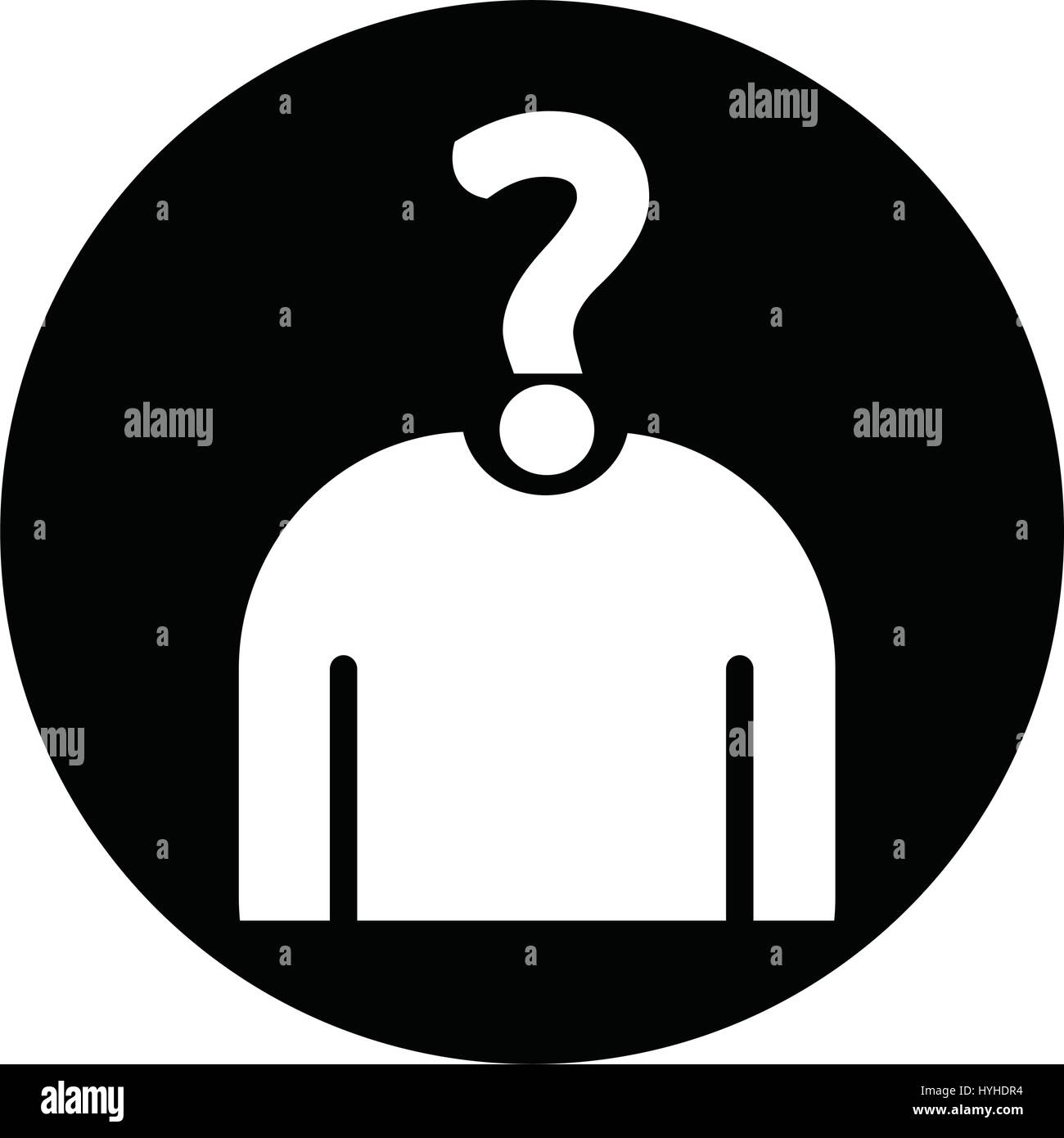 Man question mark guess who hi-res stock photography and images - Alamy