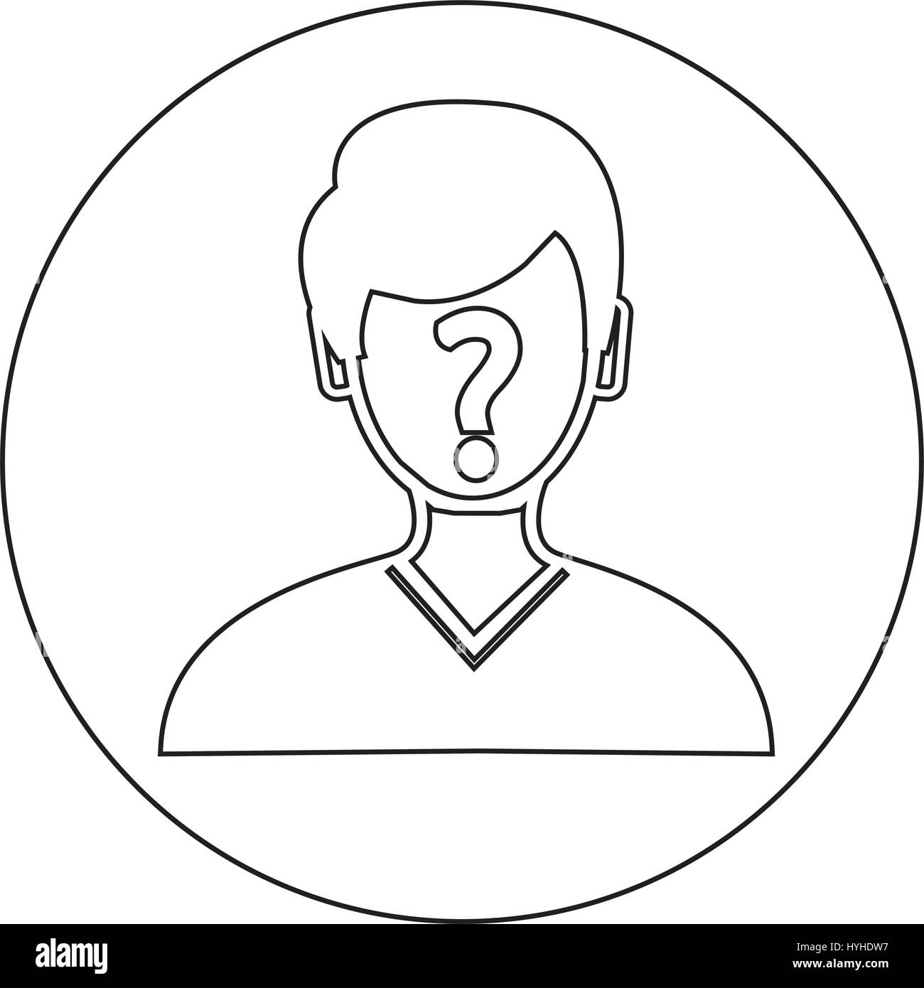 Man question mark guess who hi-res stock photography and images - Alamy