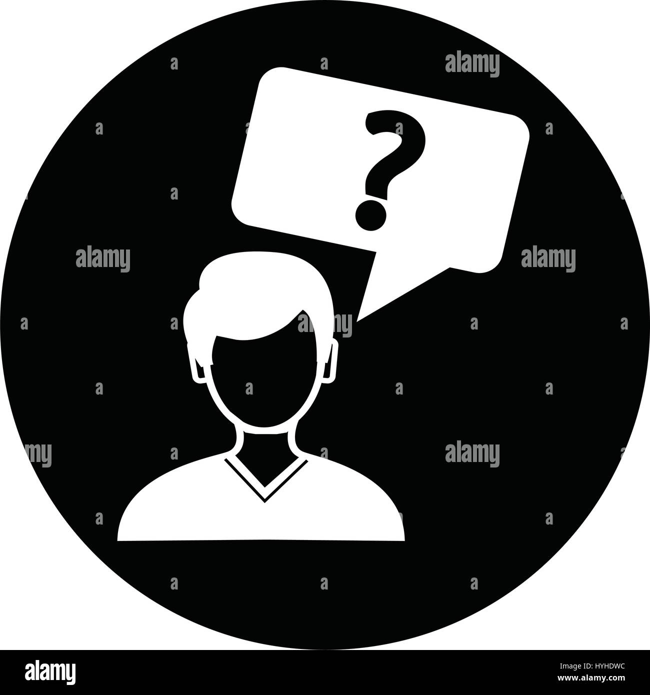 Man question mark guess who hi-res stock photography and images - Alamy