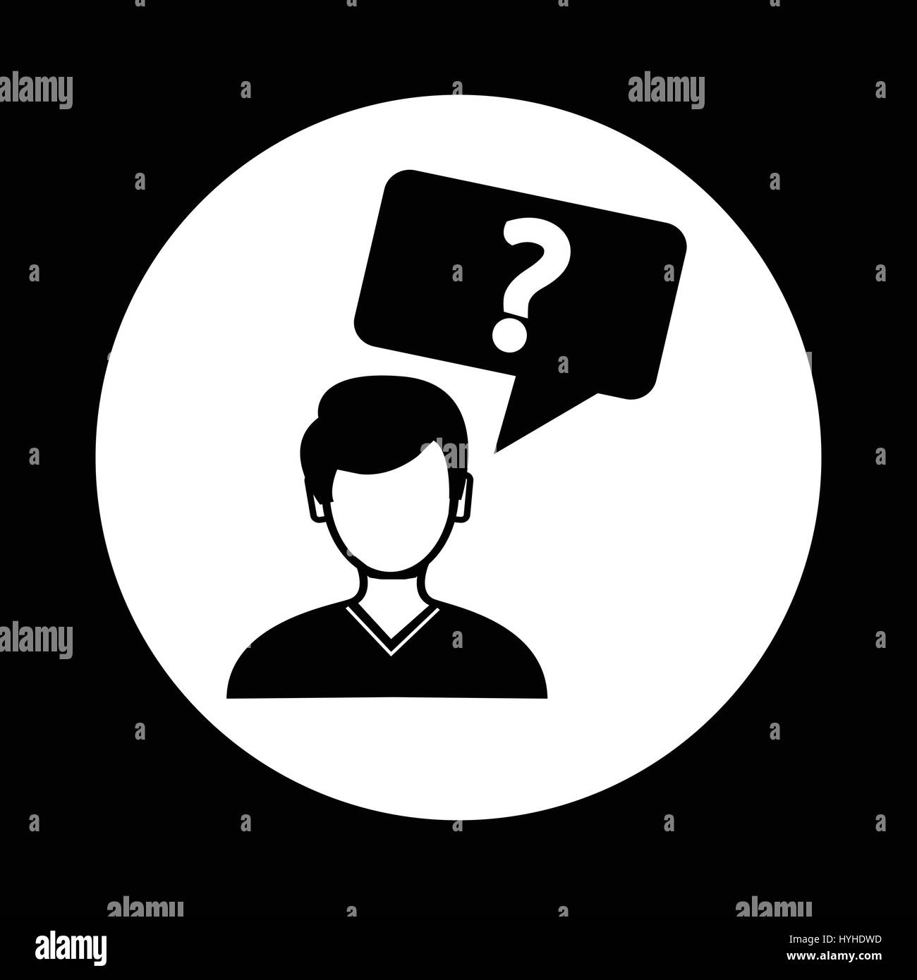 Man question mark guess who hi-res stock photography and images - Alamy