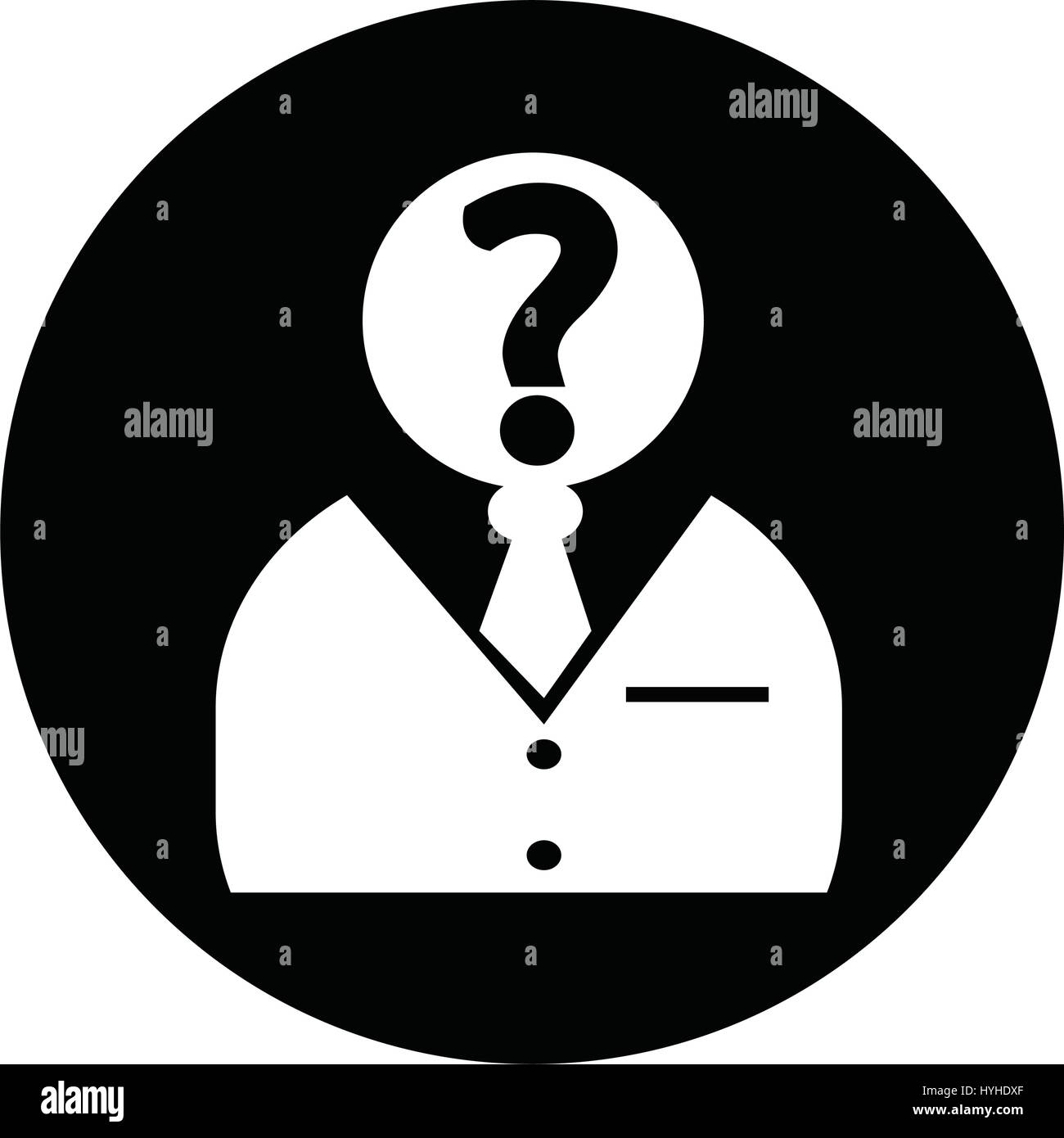 Man question mark guess who hi-res stock photography and images - Alamy