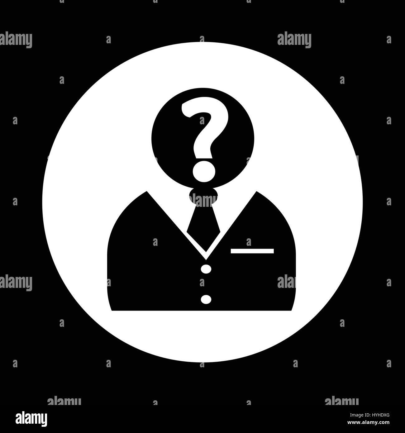 Man question mark guess who hi-res stock photography and images - Alamy