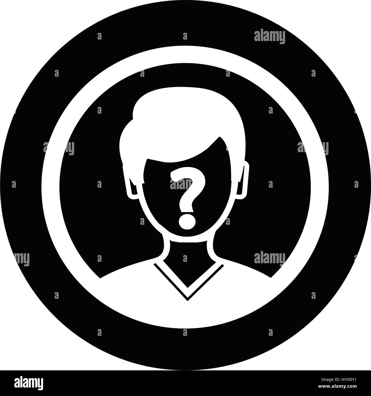 Man question mark guess who hi-res stock photography and images - Alamy