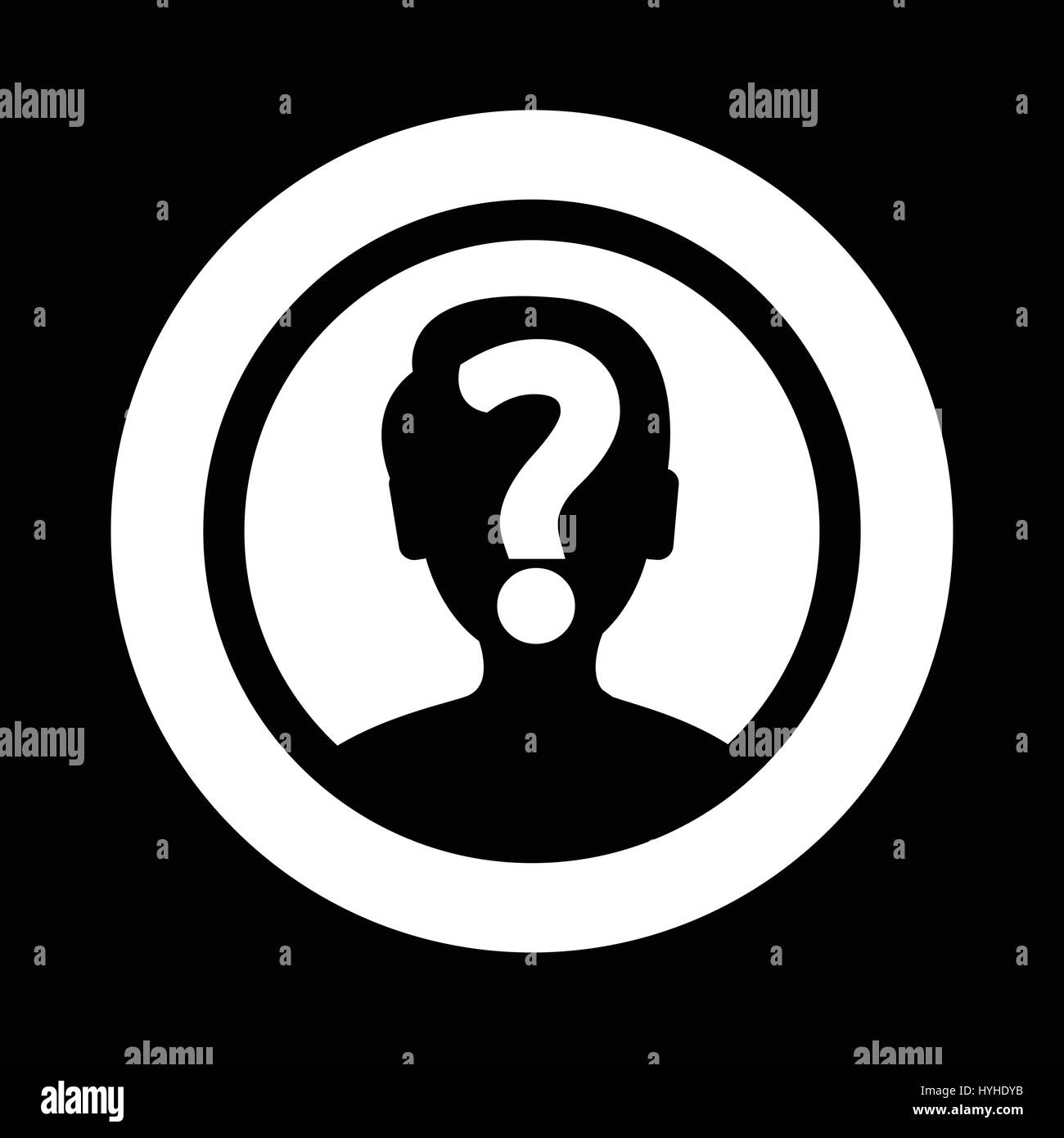 Man question mark guess who hi-res stock photography and images - Alamy