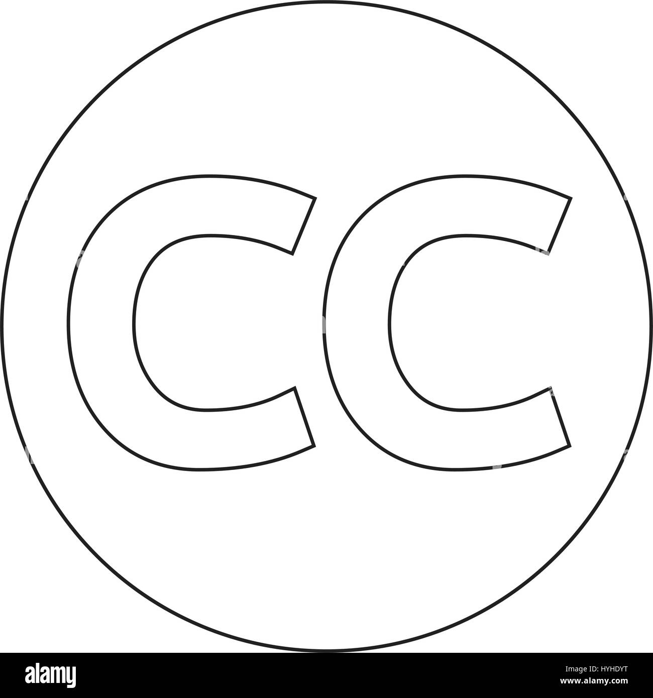 Public domain symbol Stock Vector Images - Alamy