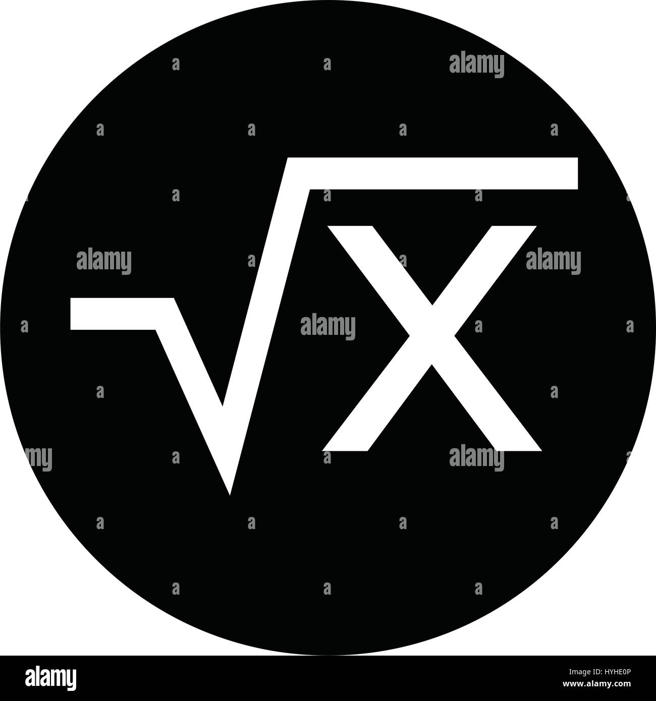 Square root calculator Stock Vector Images - Alamy