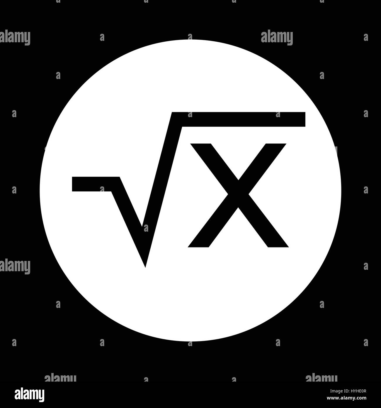 Square Root Calculator Stock Vector Images - Alamy