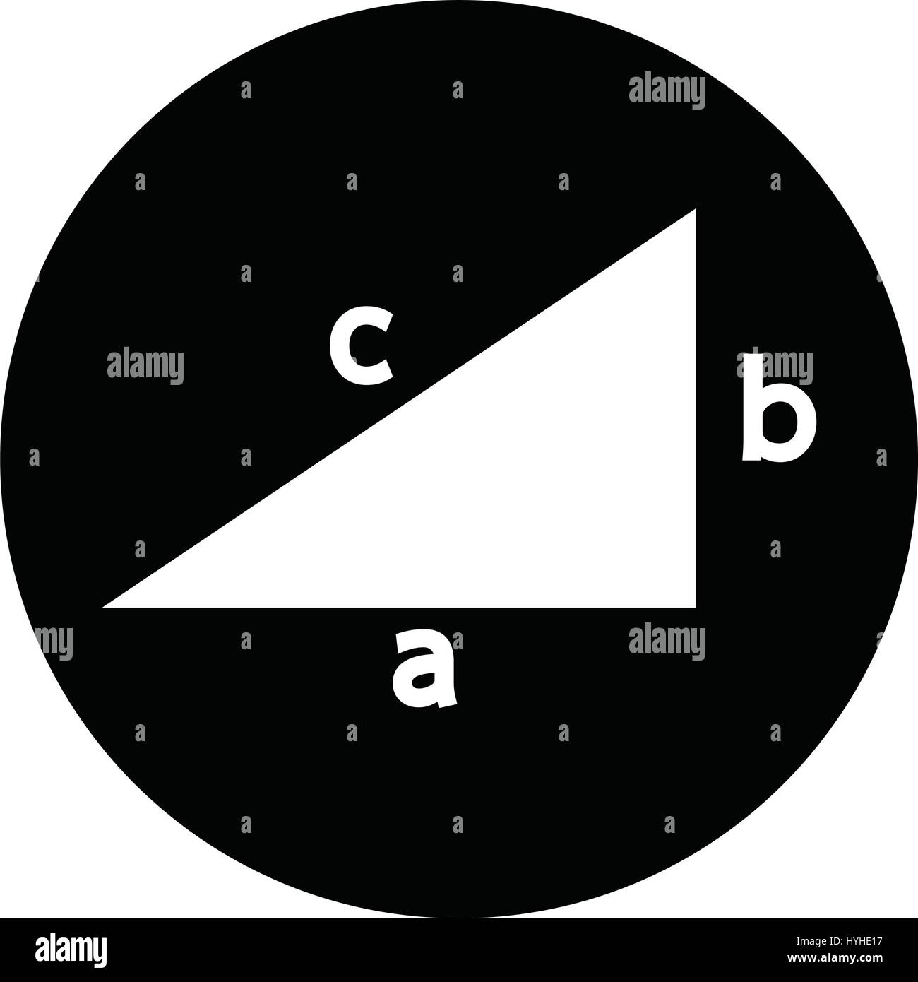 Pythagoras theorem icon Stock Vector Image & Art - Alamy