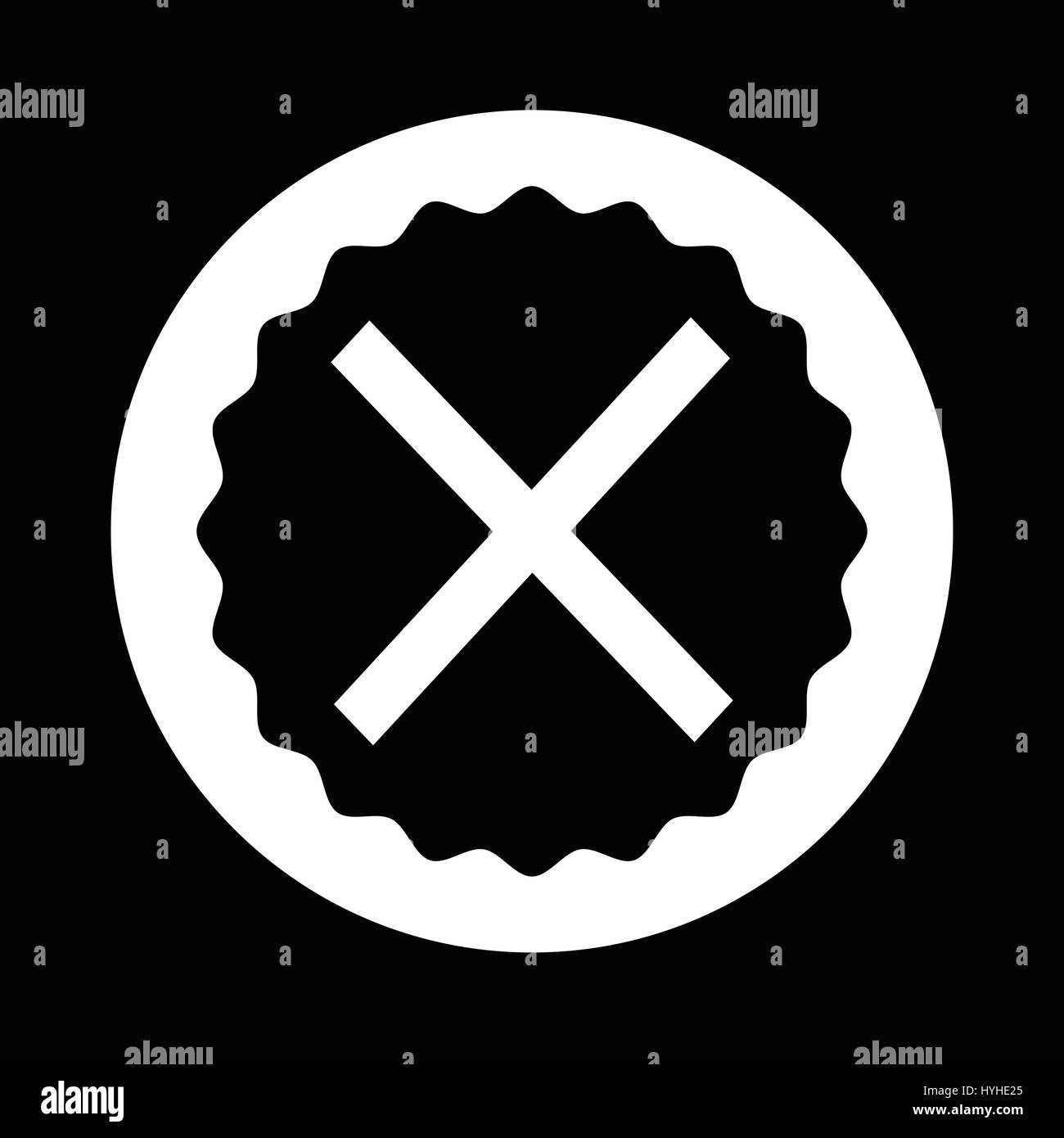 Cancelled icon Black and White Stock Photos & Images - Alamy