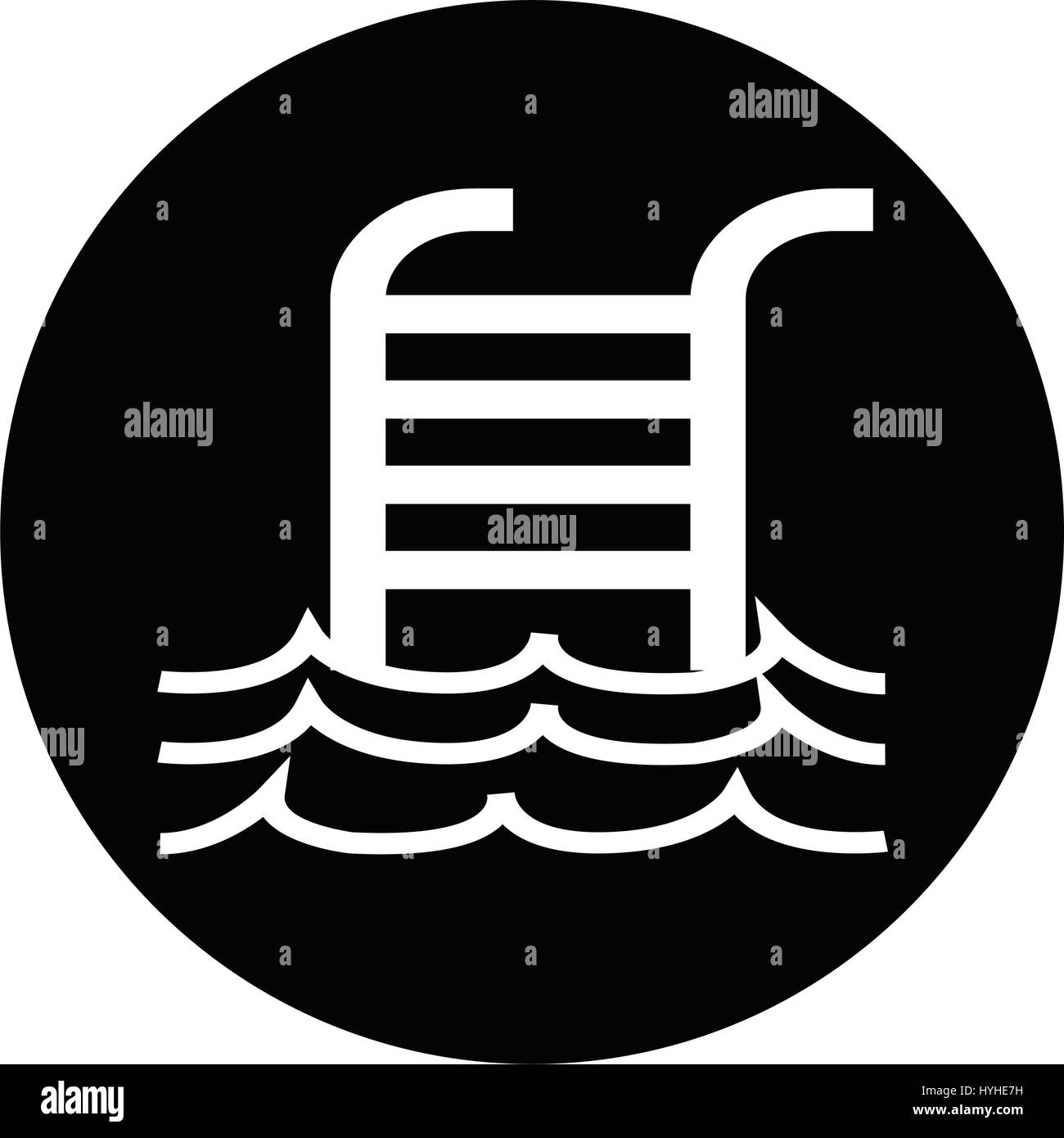 Pool activity icon Stock Vector Images - Alamy