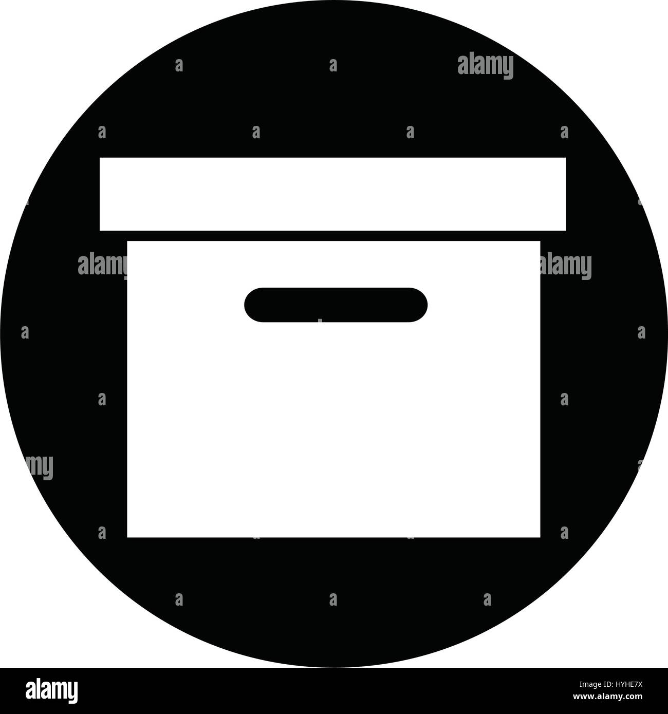 Gift box interface icon Stock Vector Images - Alamy