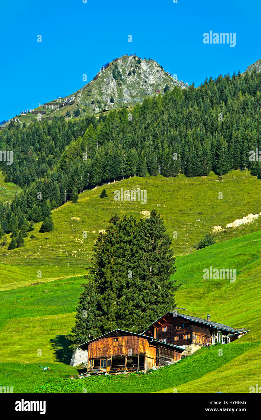 Alpine swiss farm graubunden switzerland hi-res stock photography and ...