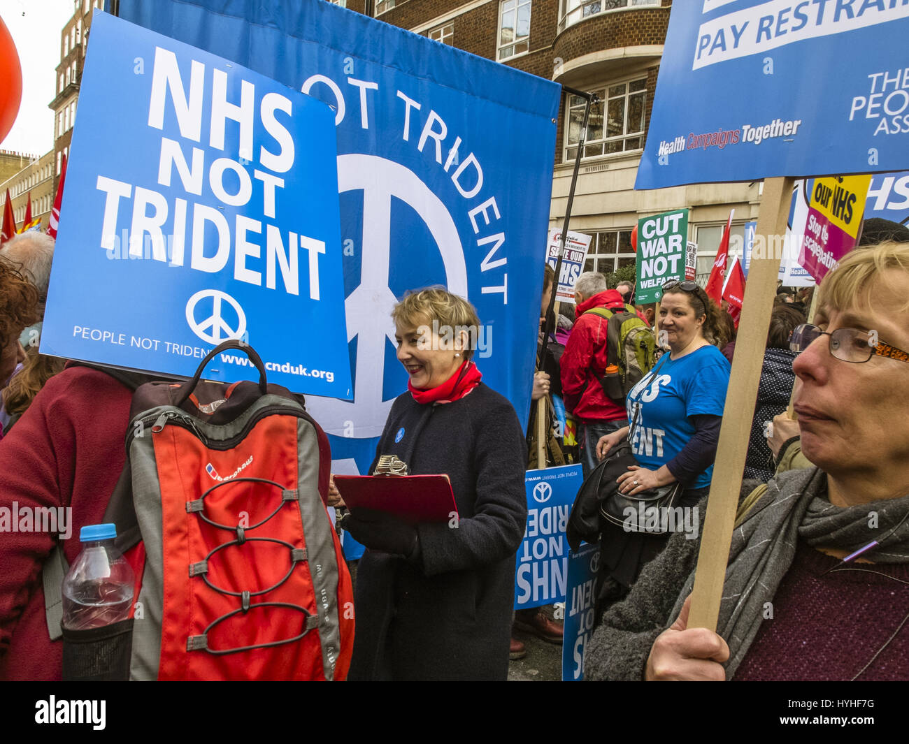 Protesters take part in The People's Assembly NHS national ...