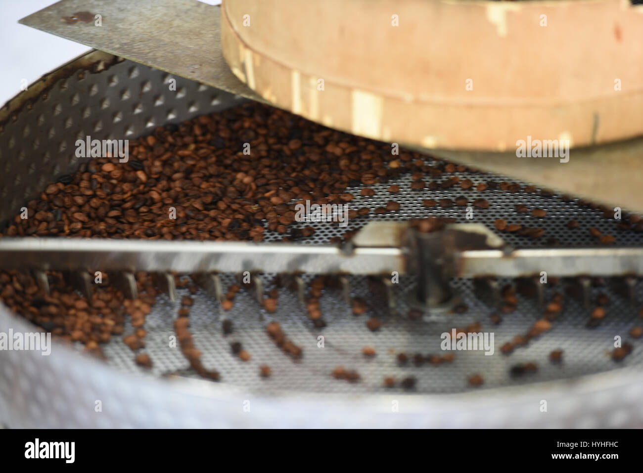 Coffee roast roasting machine Stock Photo - Alamy