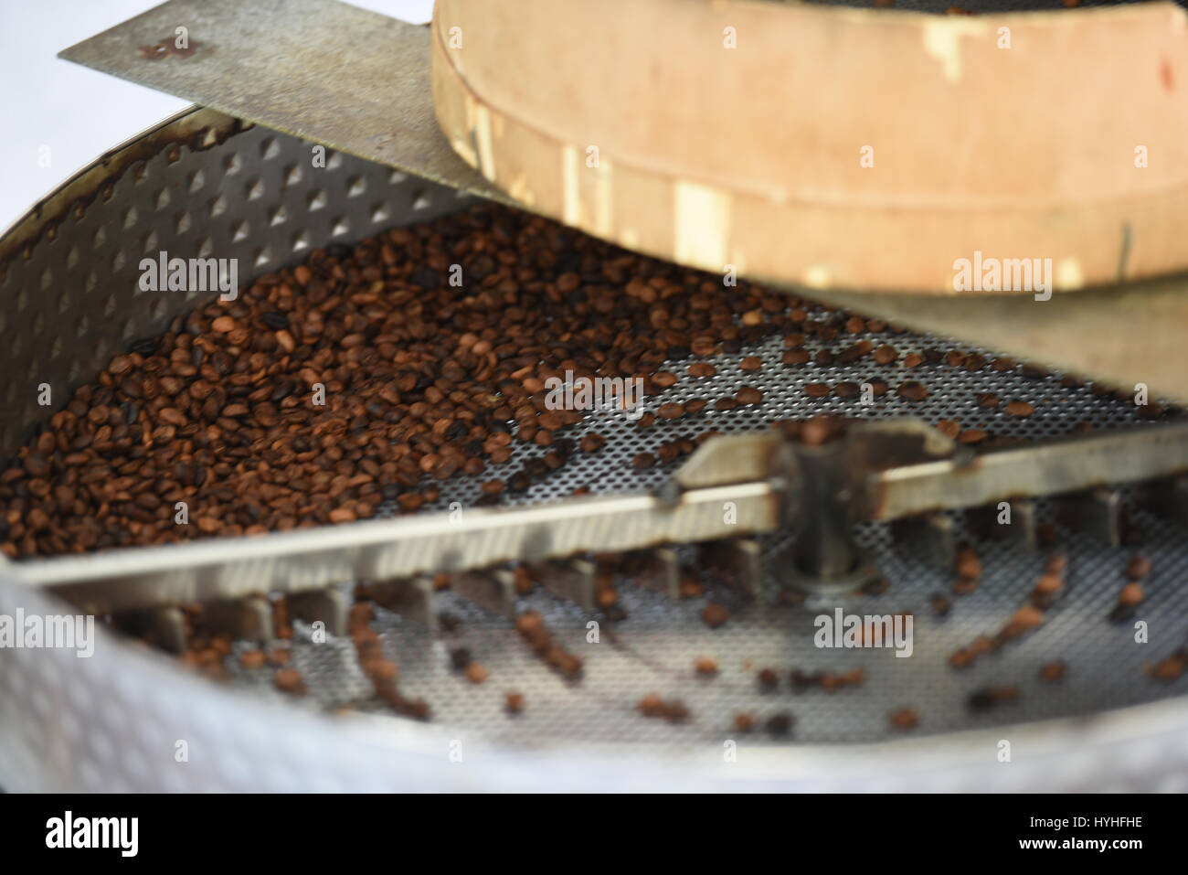 Coffee roast roasting machine Stock Photo - Alamy