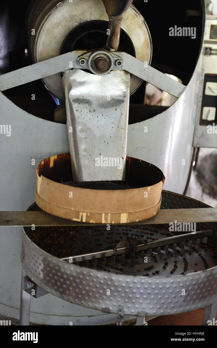 Coffee roast roasting machine Stock Photo - Alamy