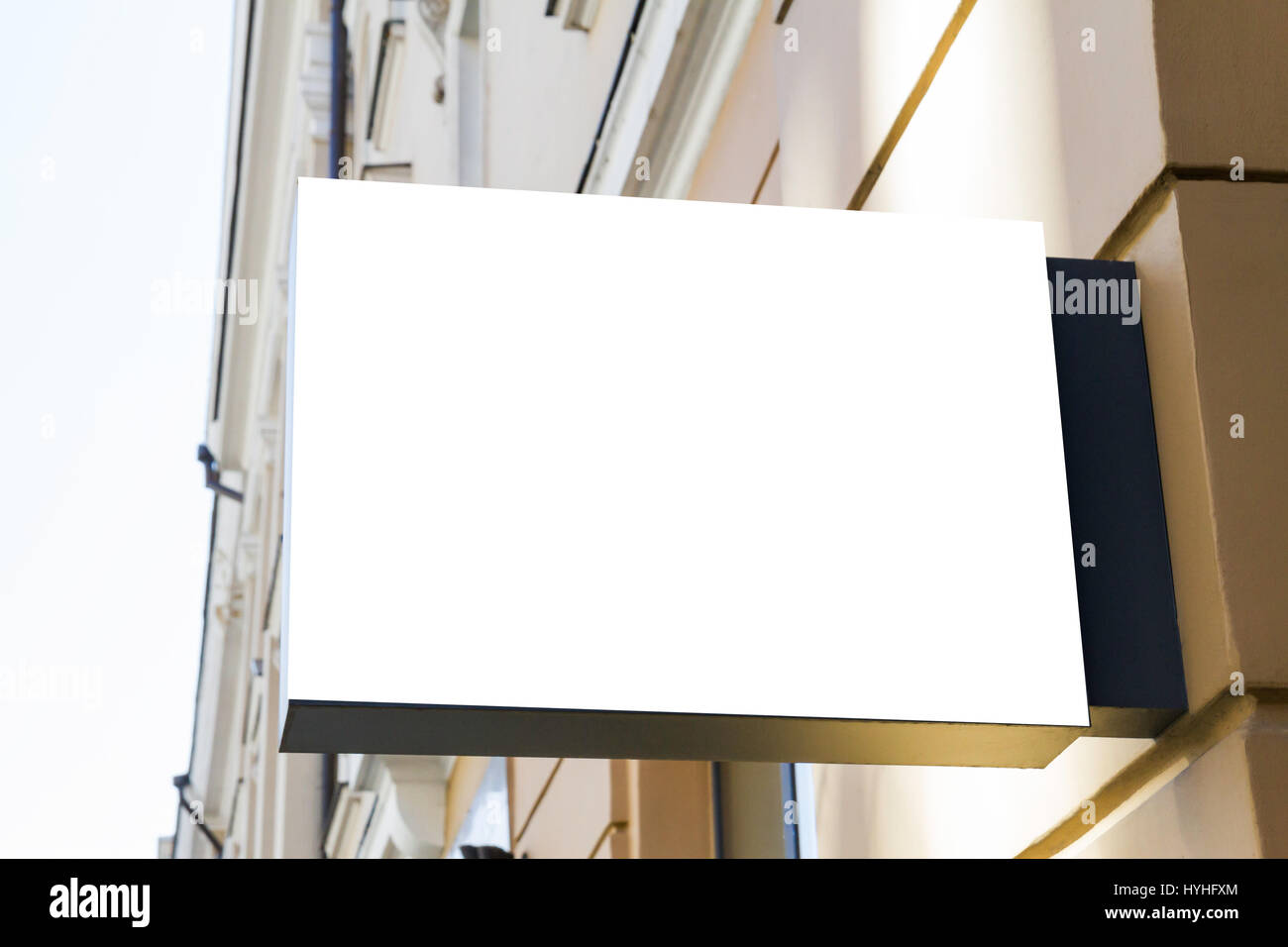 Mock up rectangular shape signboard hi-res stock photography and images ...