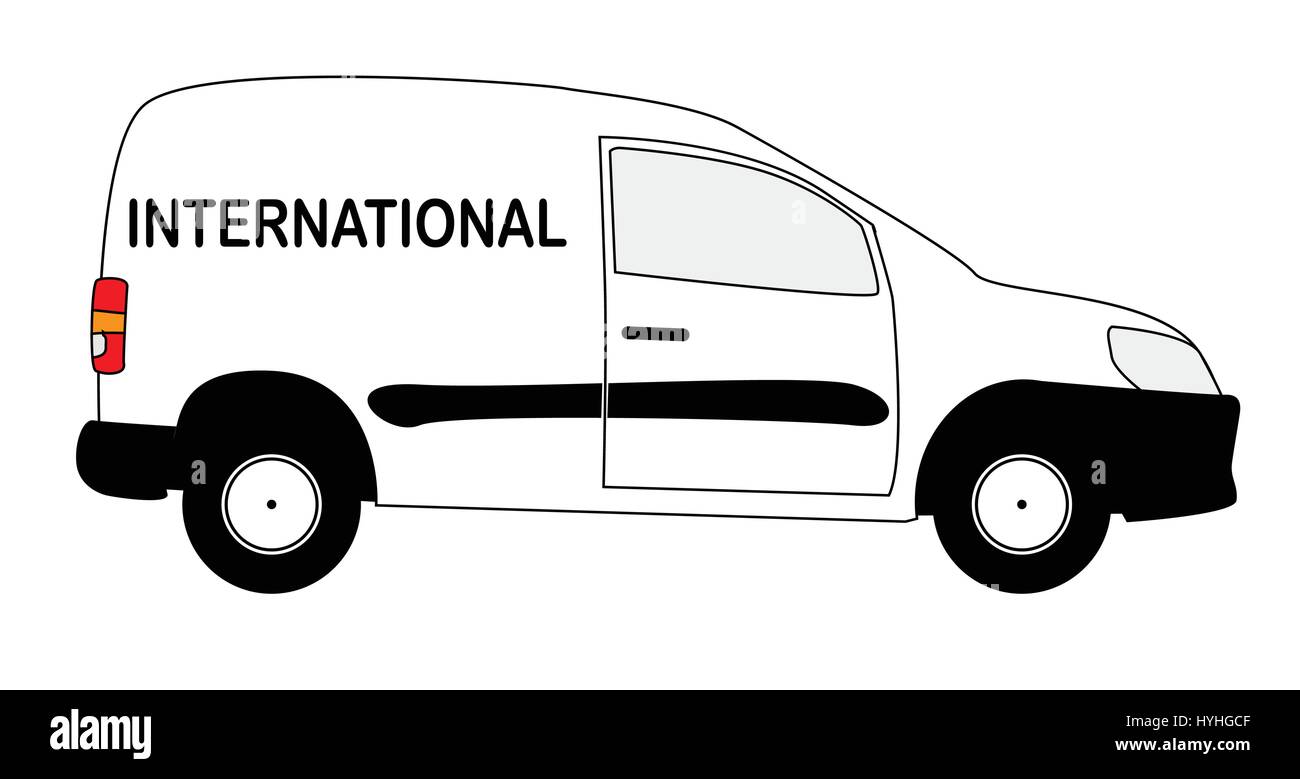 White Delivery Van