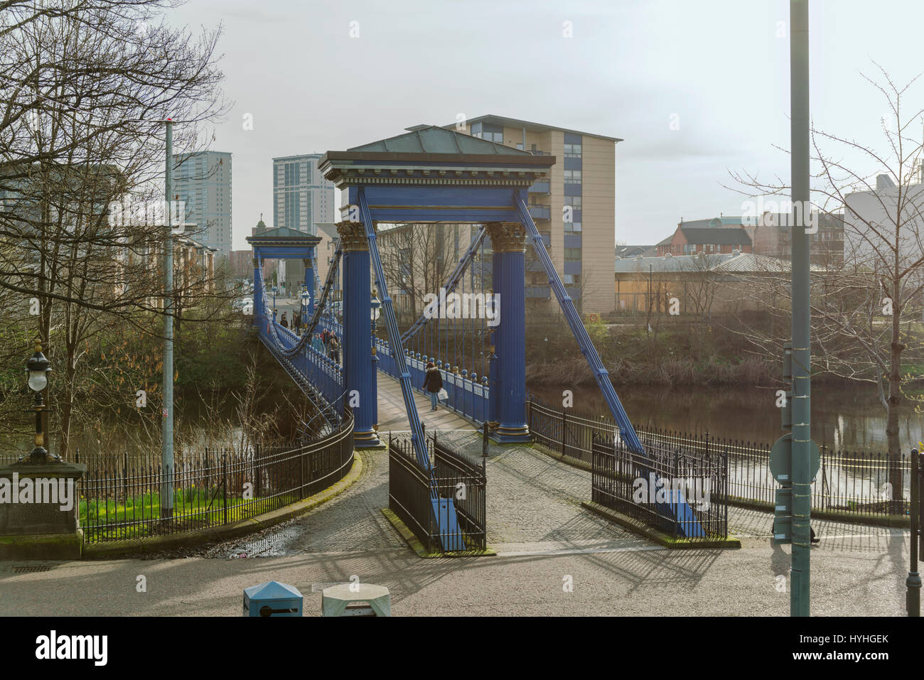 St andrews suspension bridge hi-res stock photography and images - Alamy