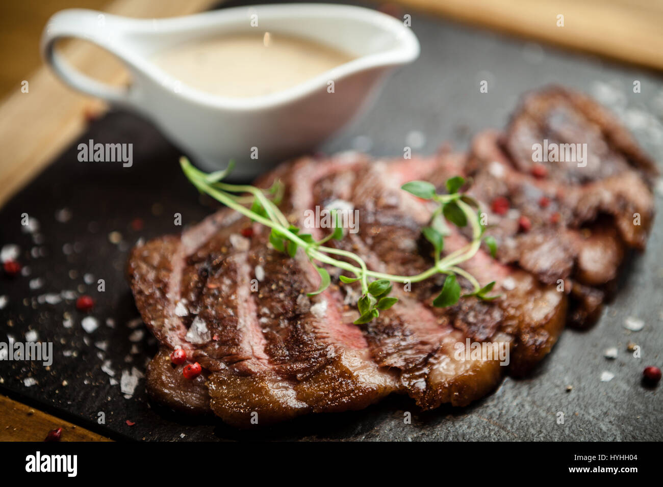 Sliced steak Picanya Stock Photo - Alamy